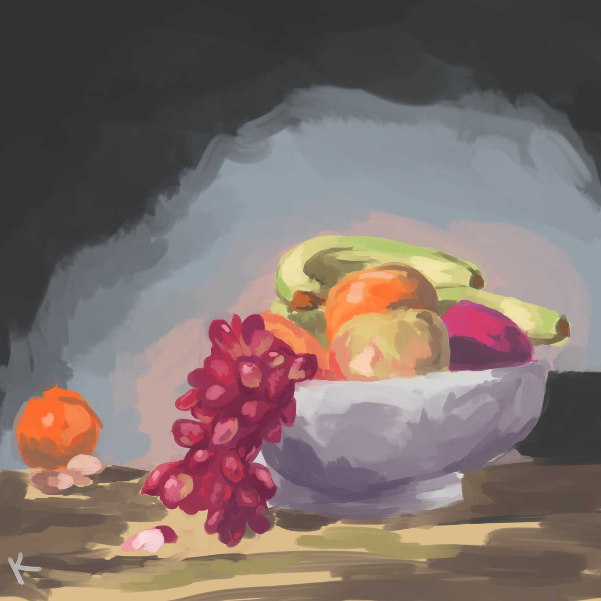 ArtStation - Bowl Of Fruit