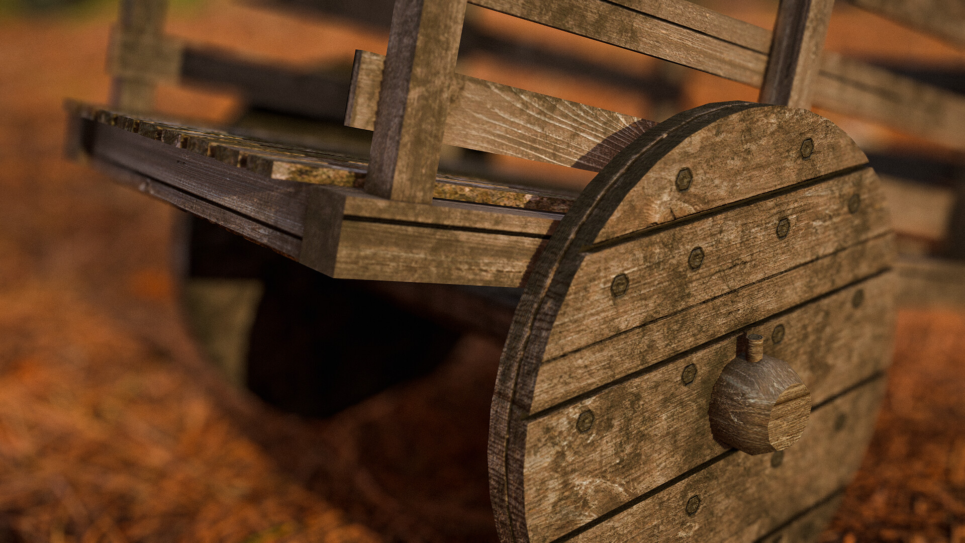 Dmitriy Zub - Skyrim Prop - Wooden Cart | Houdini (Personal)