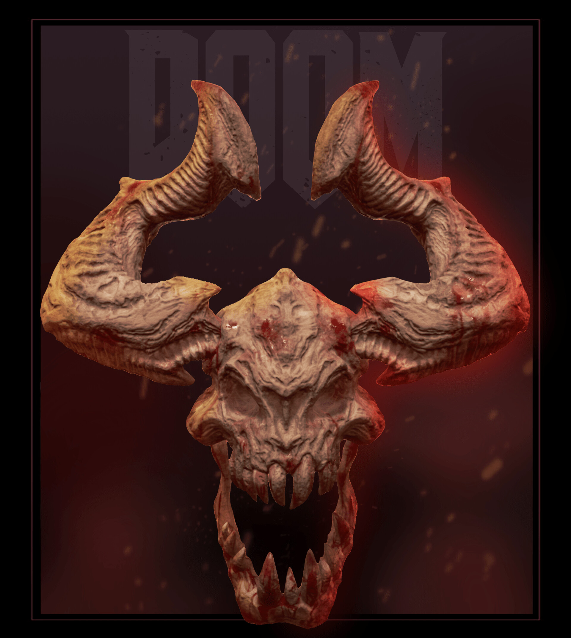 ArtStation - Doom props fan art