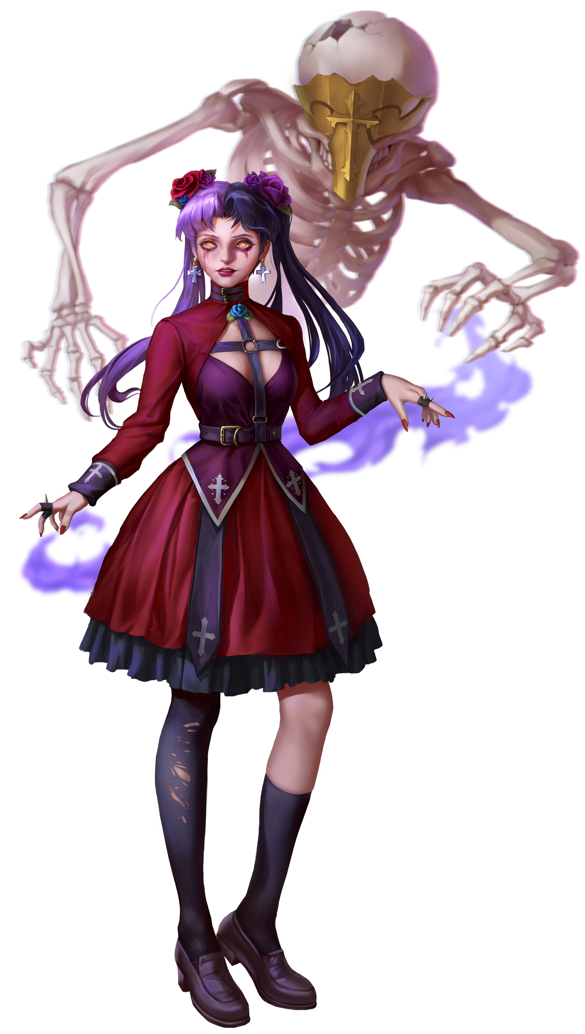 Artstation Gothic Magic Girl Bobokatsukino Usagi Redraw