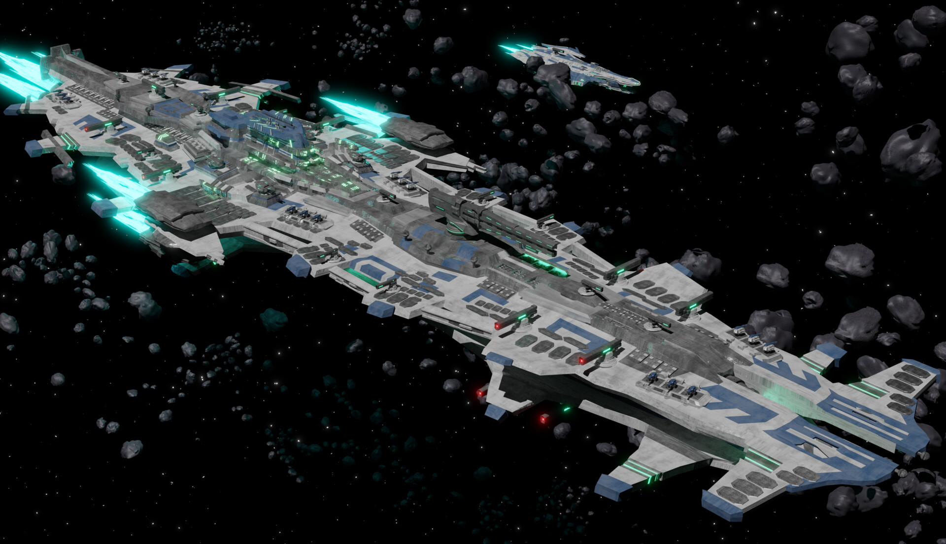 ArtStation - Guardian class Mainline Cruiser