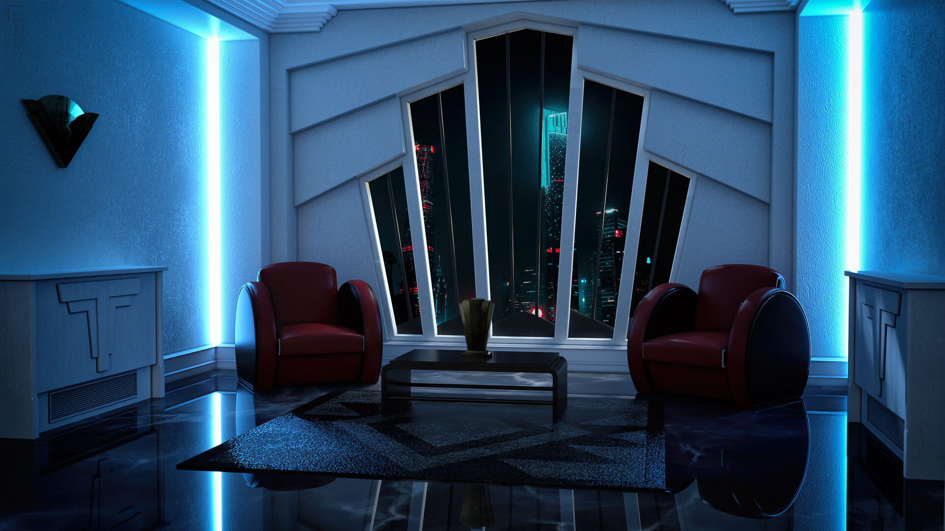 ArtStation - Futuristic room
