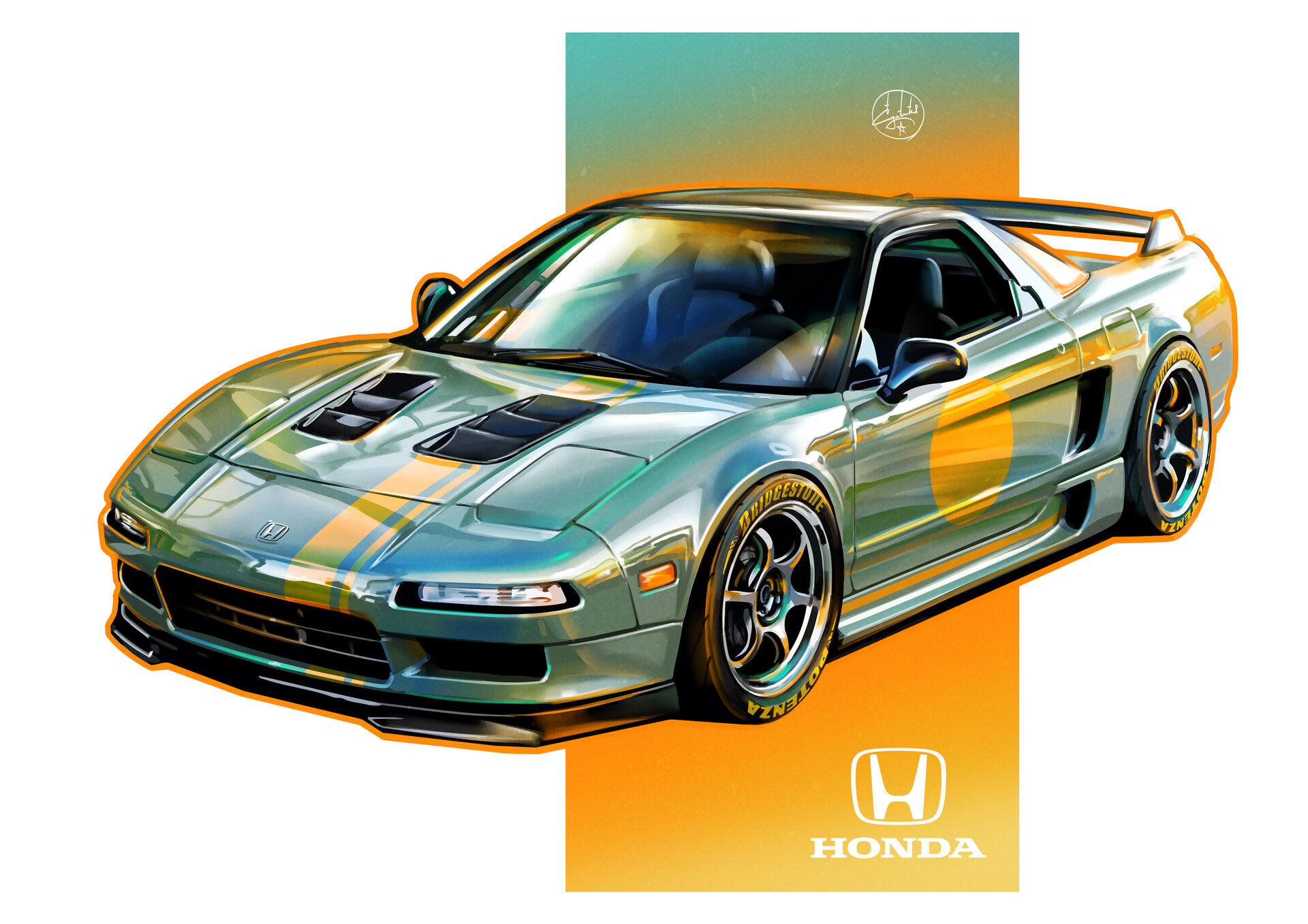 ArtStation - honda nsx