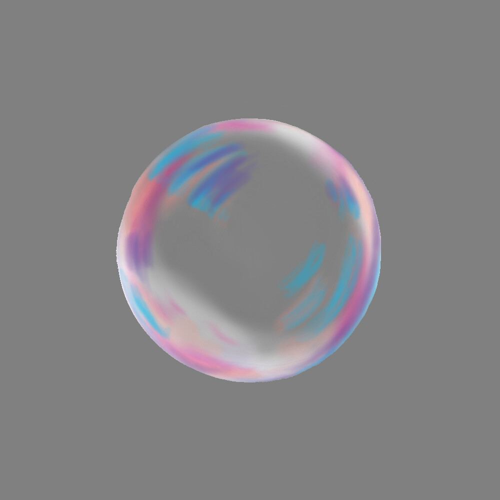 how to draw a bubble digitally