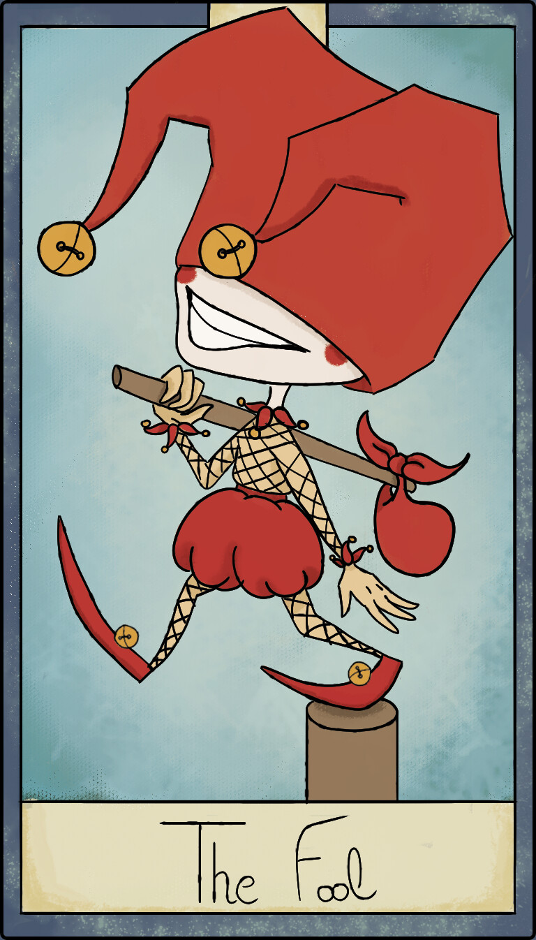 ArtStation - Last major arcana of the tarot deck: The Fool