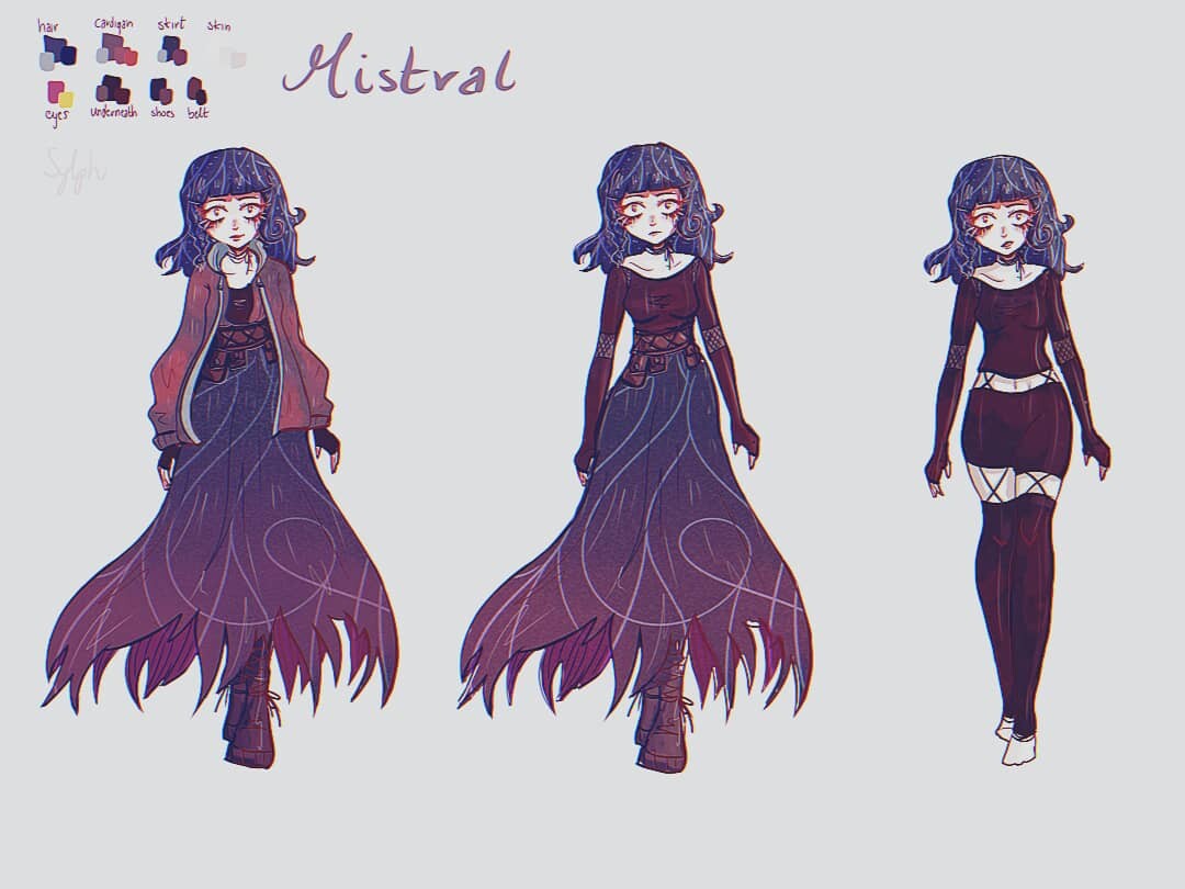 ArtStation - Mistral character design