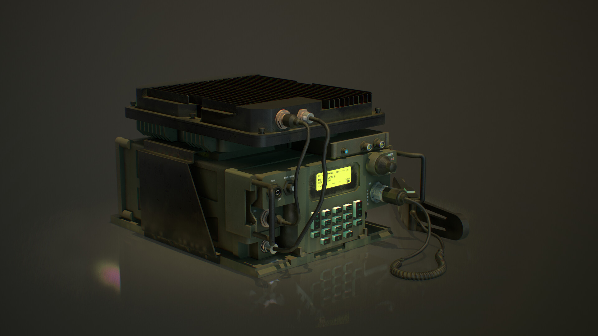 ArtStation - Military Field Radio
