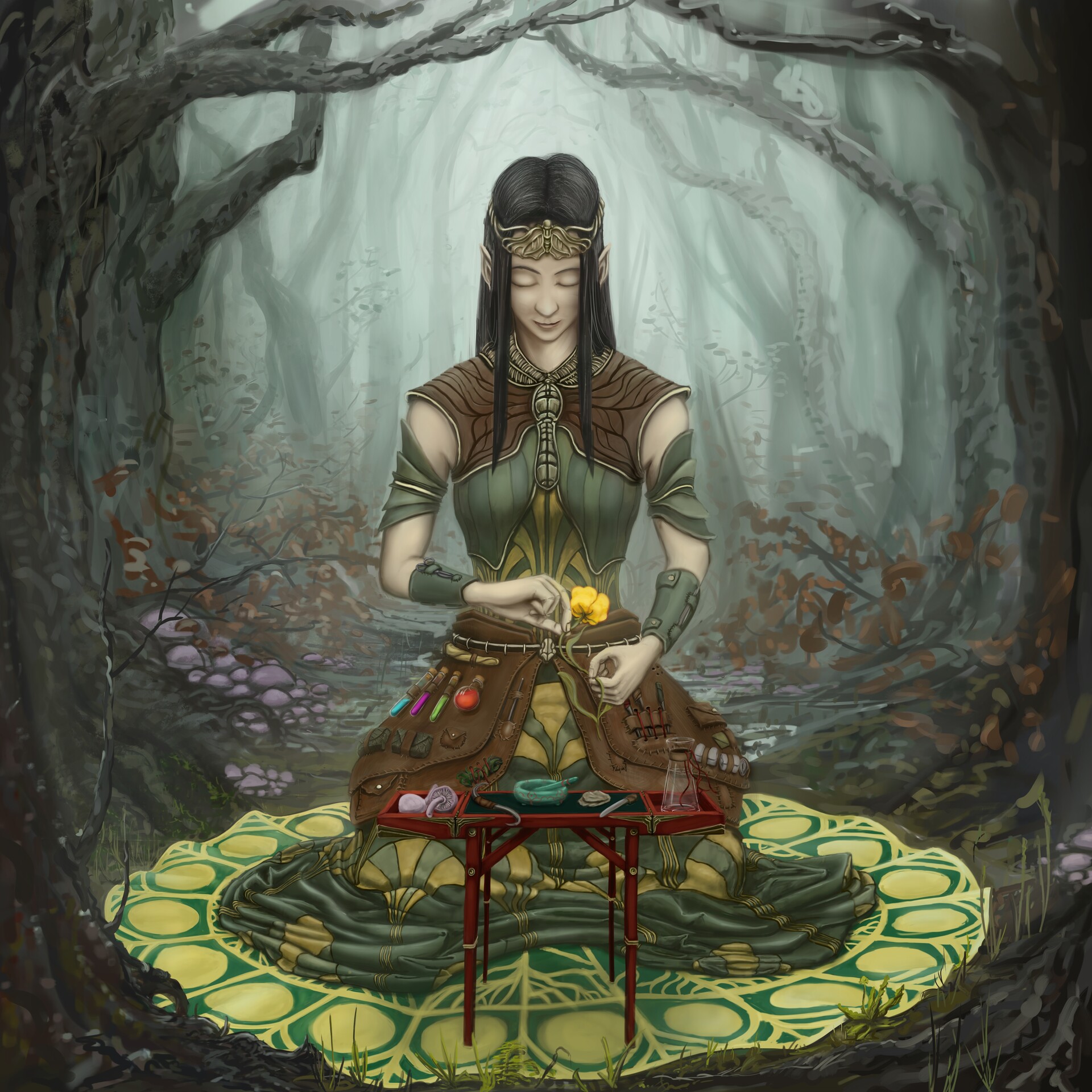 ArtStation - Elve preparing something