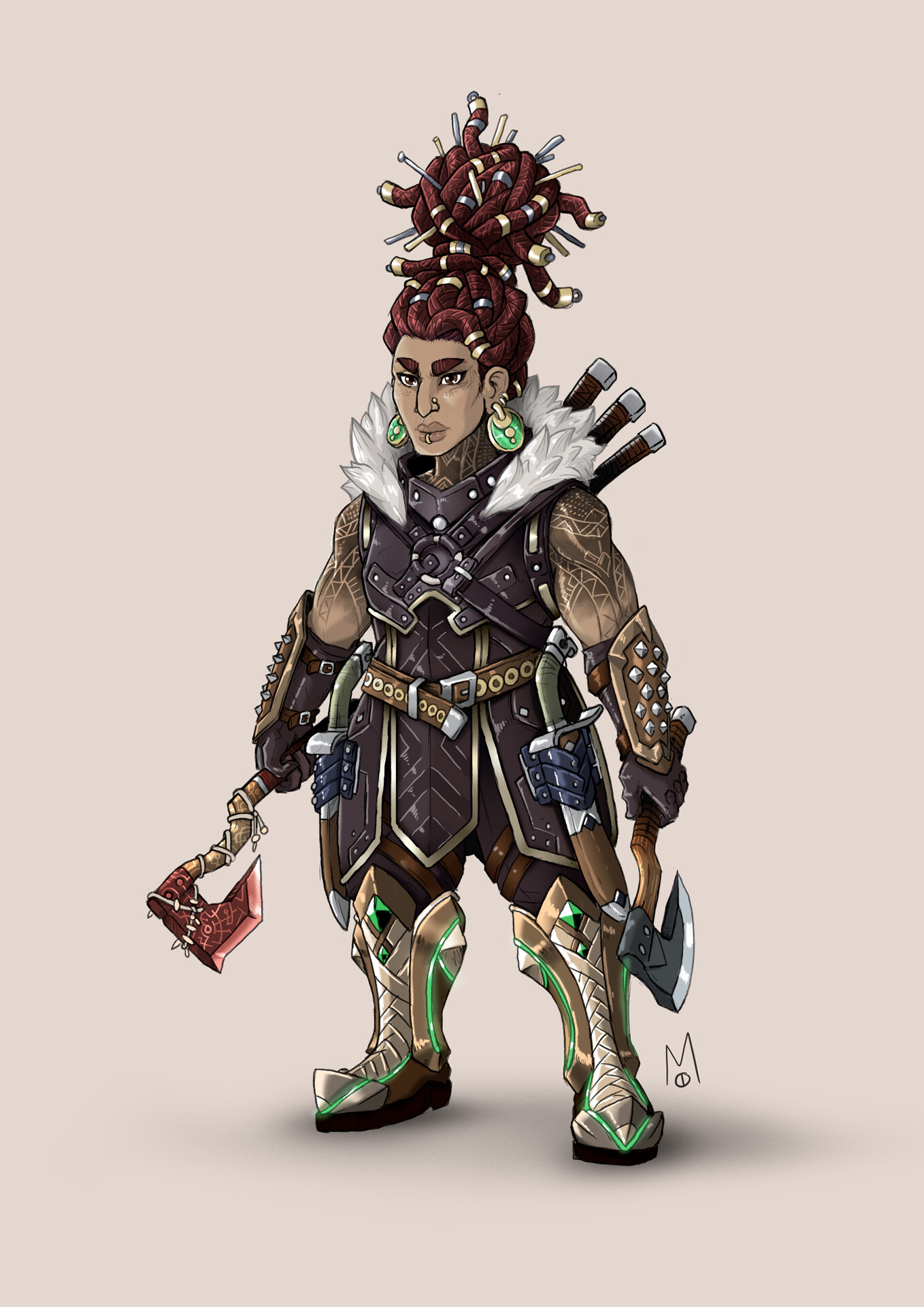 ArtStation - D&D - Dwarven warrior