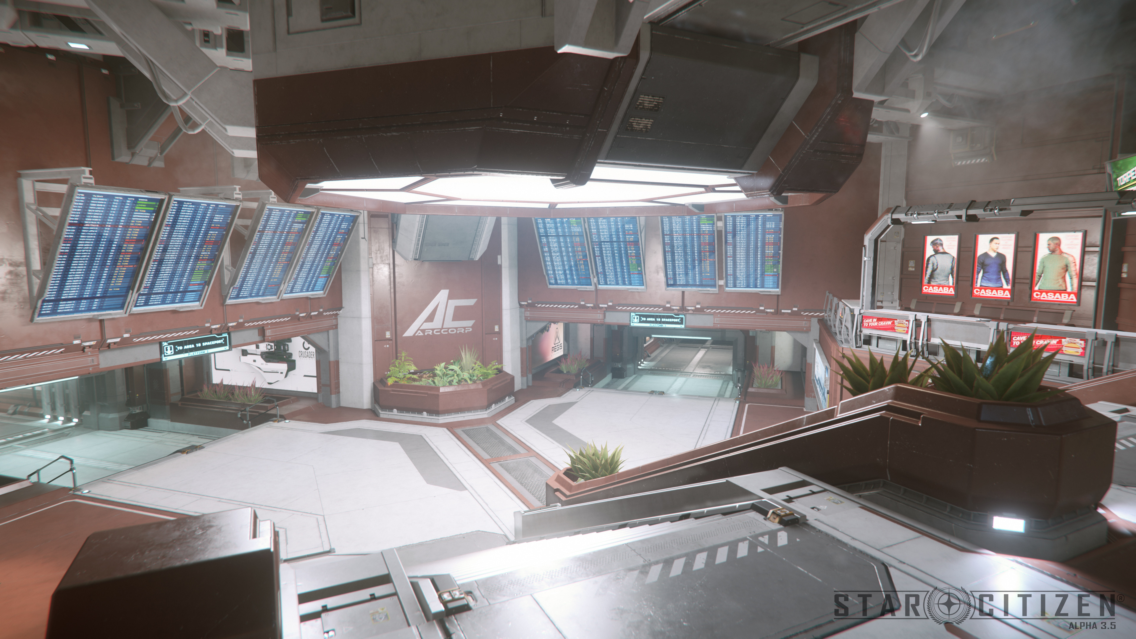 Fumio Katto 💡 - Star Citizen: Area 18 City Transit Hub and Security ...