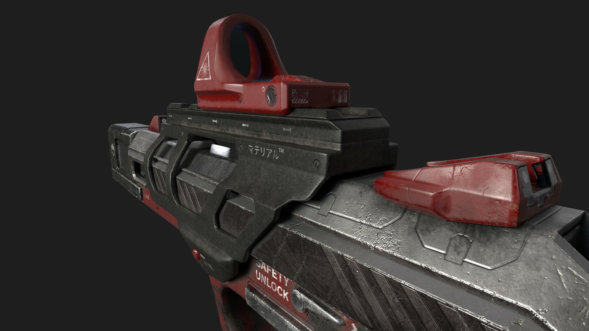 Sandro Schuler - Renetti Pistol - Red Paint Job