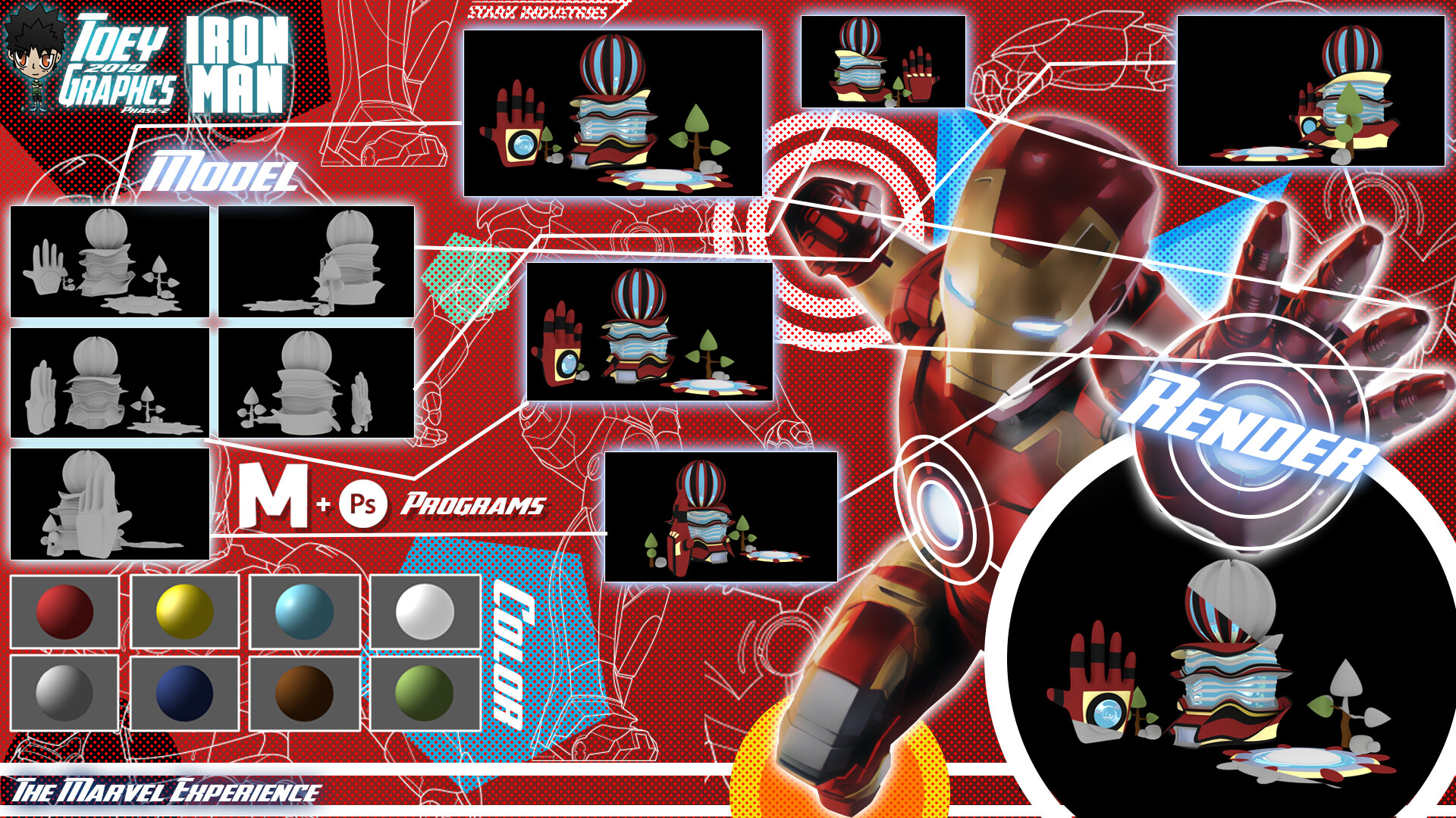 ArtStation - The Marvel Experience Iron Man.