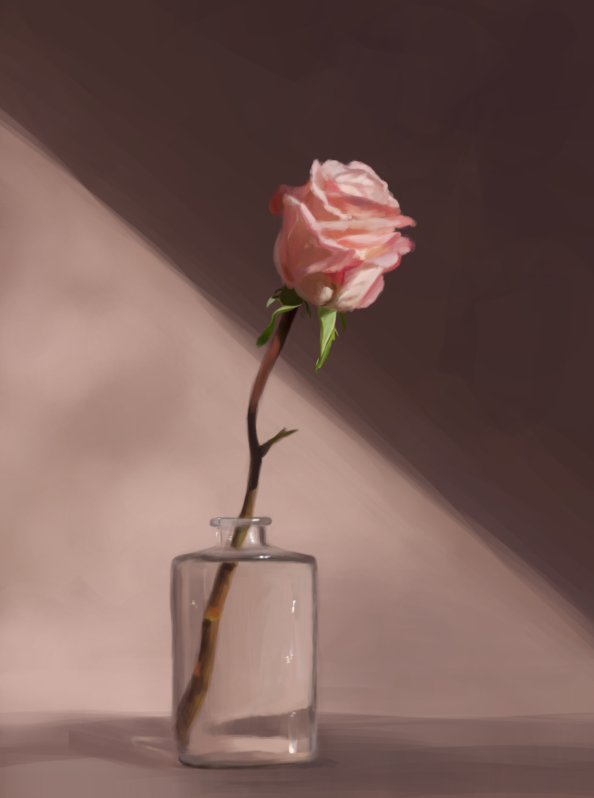 ArtStation - Lonely flower