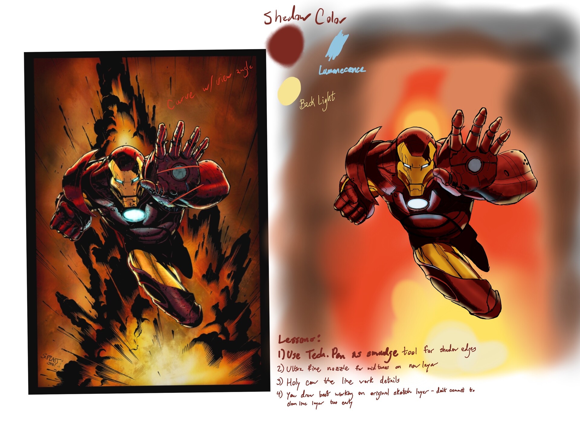 ArtStation - Iron man study