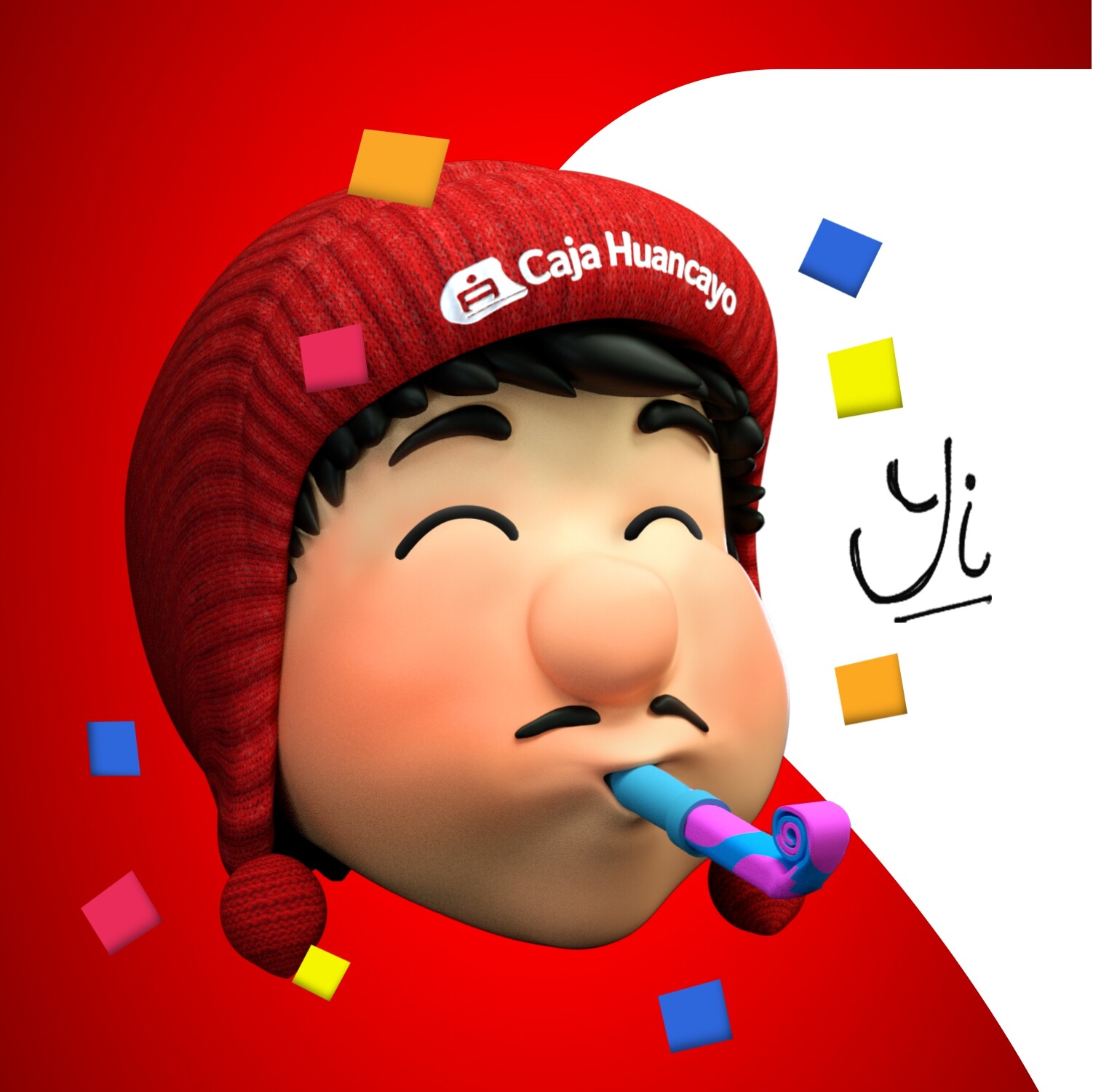 ArtStation - Ekeko celebration emoji - Caja Huancayo