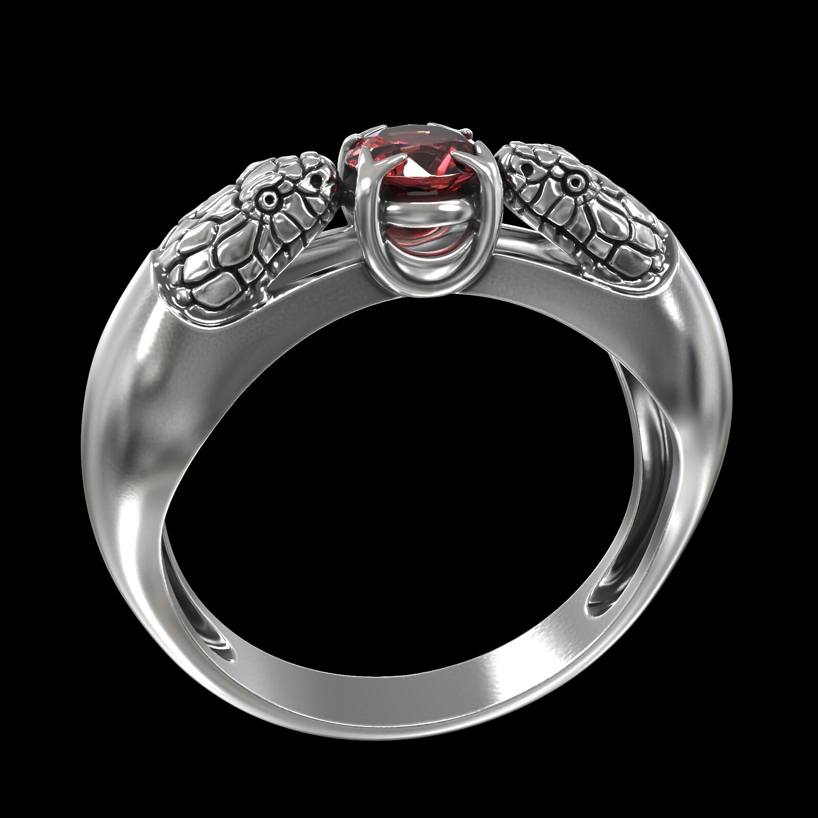 ArtStation - Snake ring.