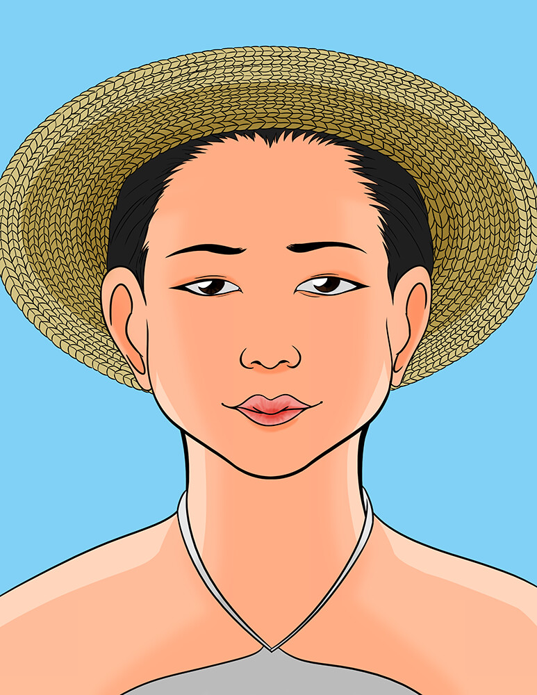 ArtStation - Portrait of an Ama Diver