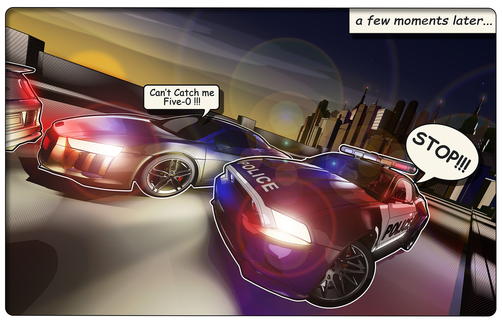 ArtStation - Police Chase