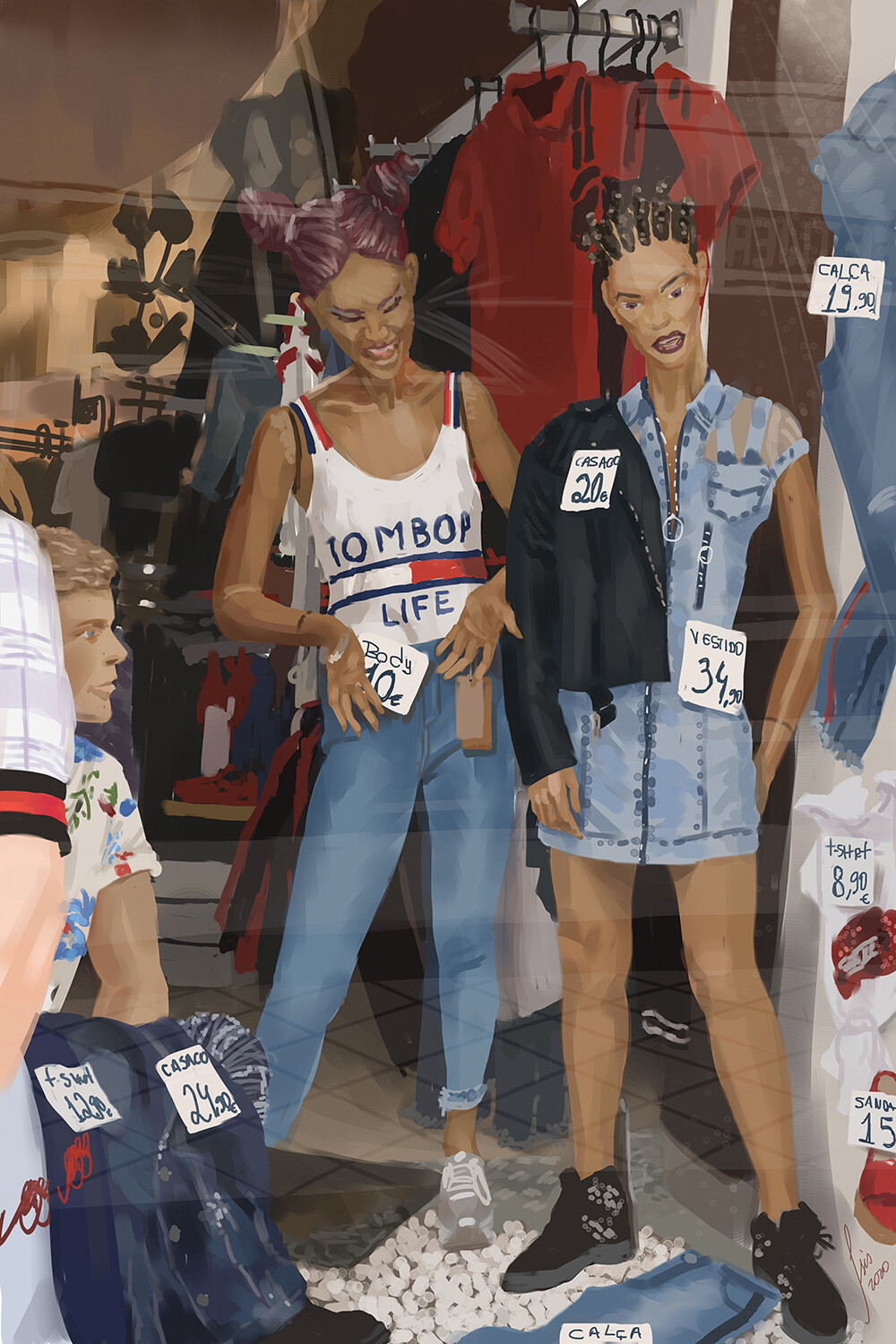 Isis Sousa - Minimalist Realism Sketch Class Demo / LIVE