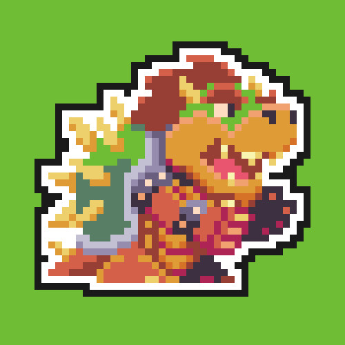 Elmo Hidalgo - Pixel Mario (Paper Mario Demake Concept Project)