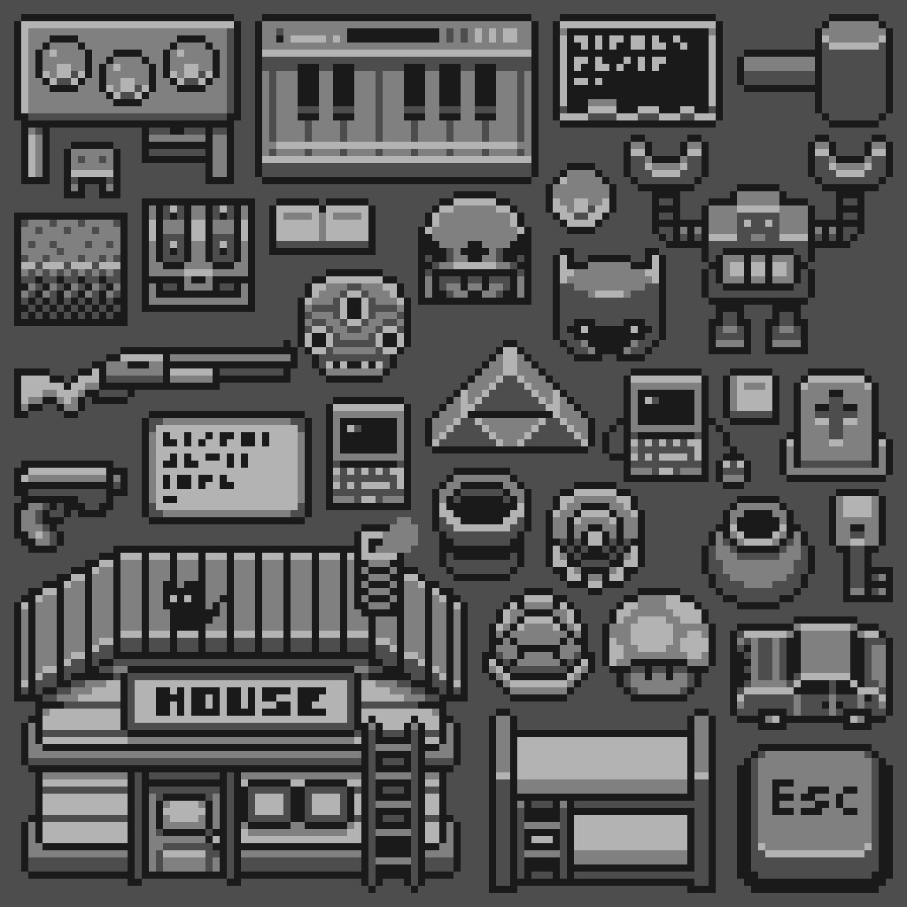 Elmo Hidalgo - Practice Pieces (Pixel Art)