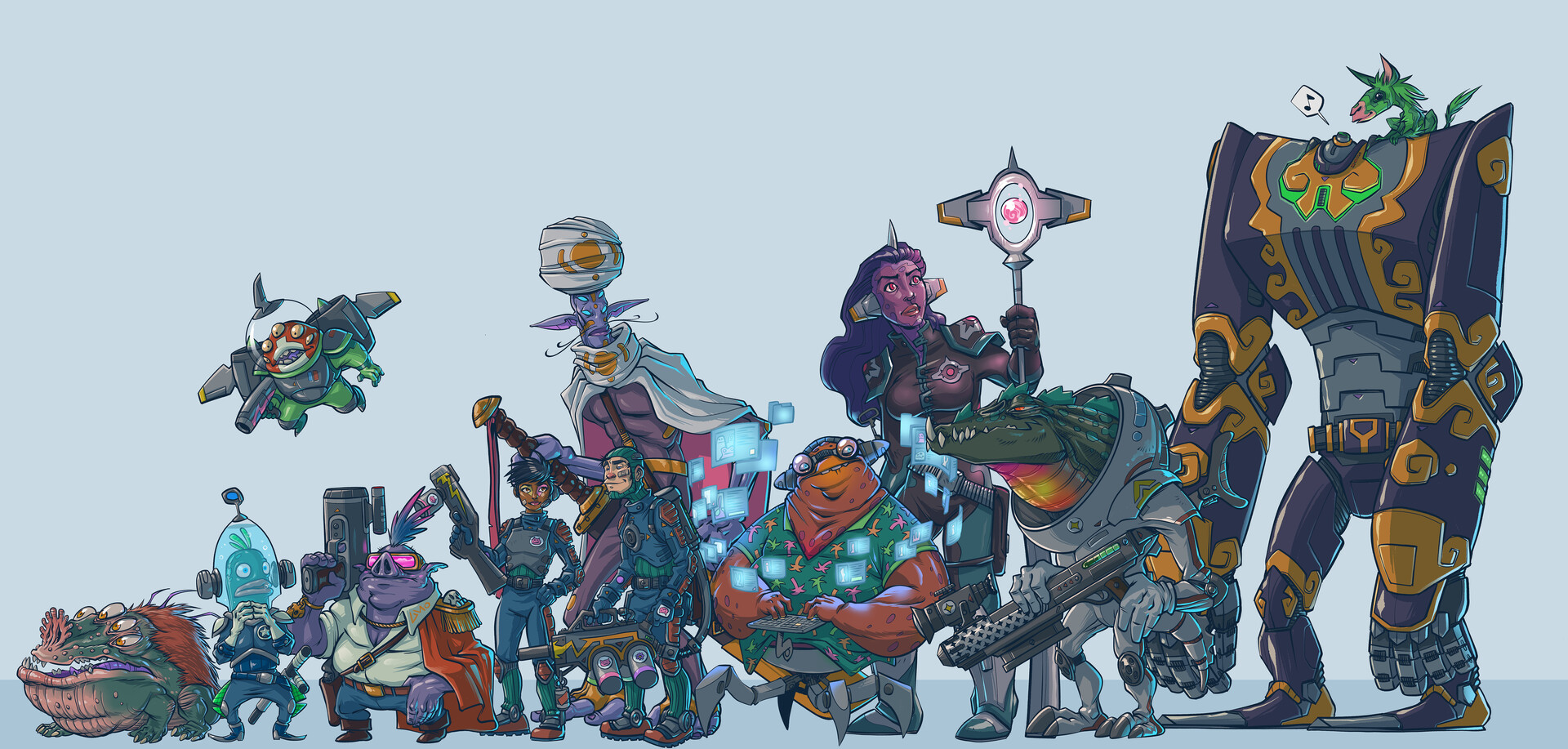 ArtStation - Sci-fi characters