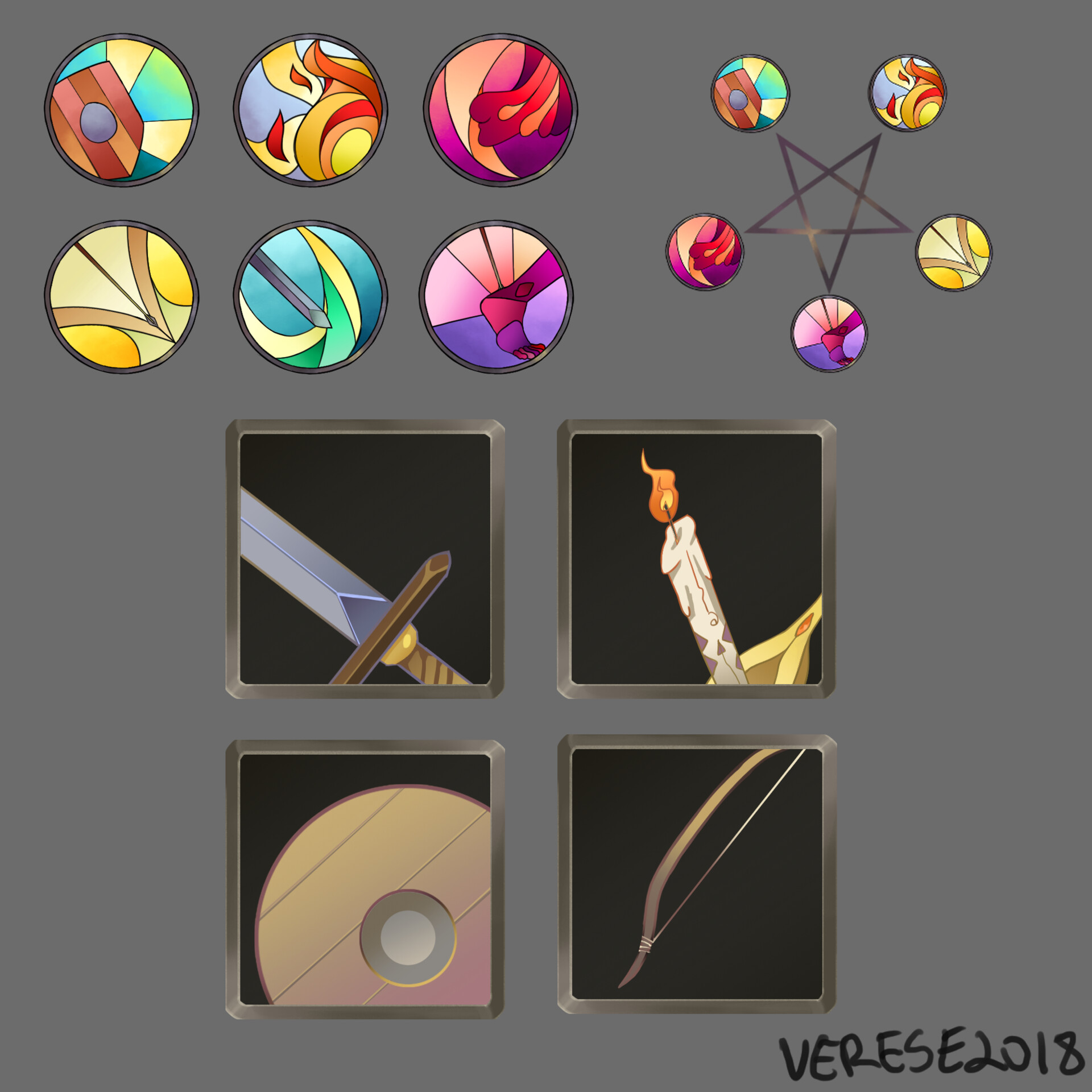 ArtStation - Weapon/Ability UI