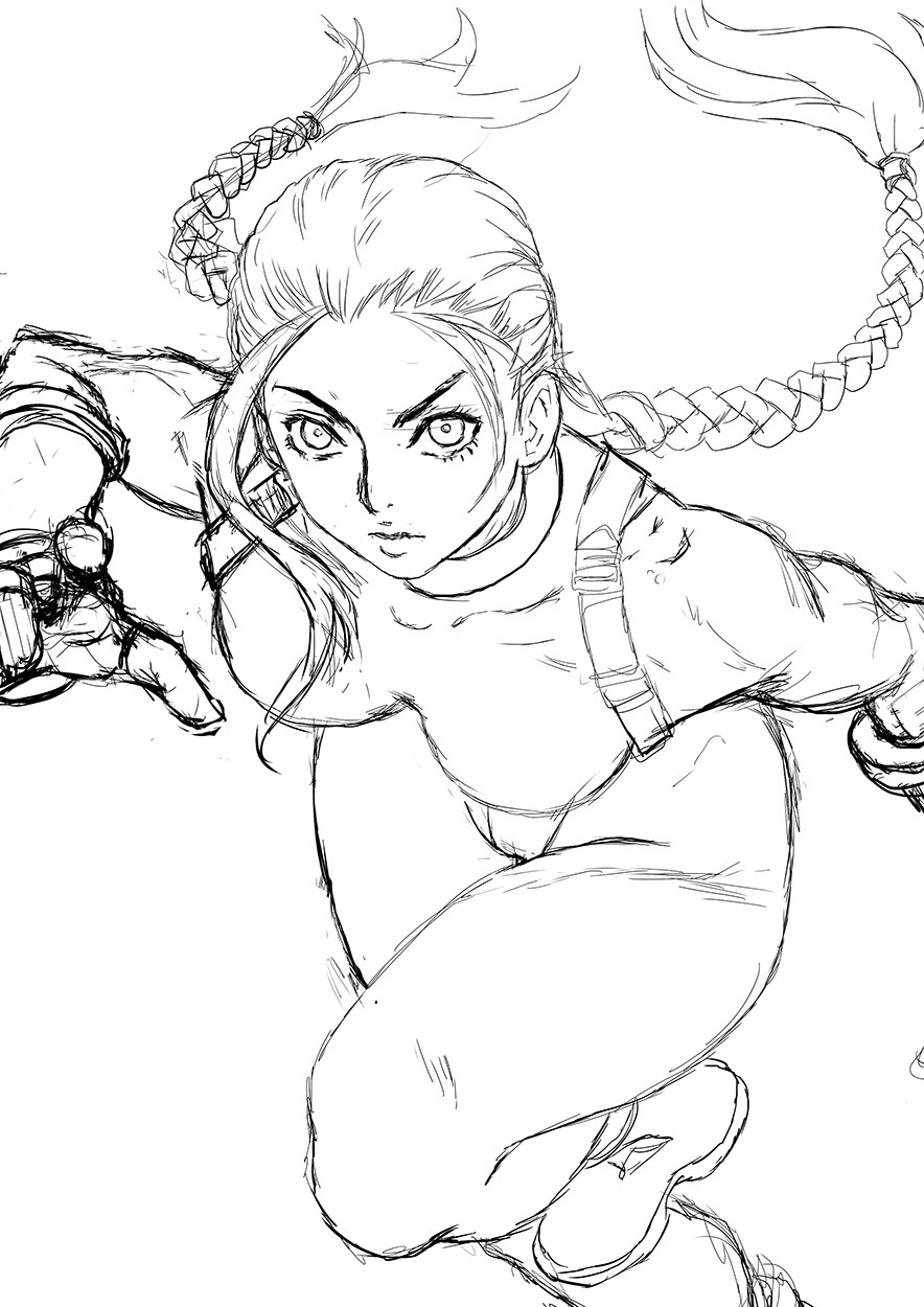 cammy street fighter coloring page