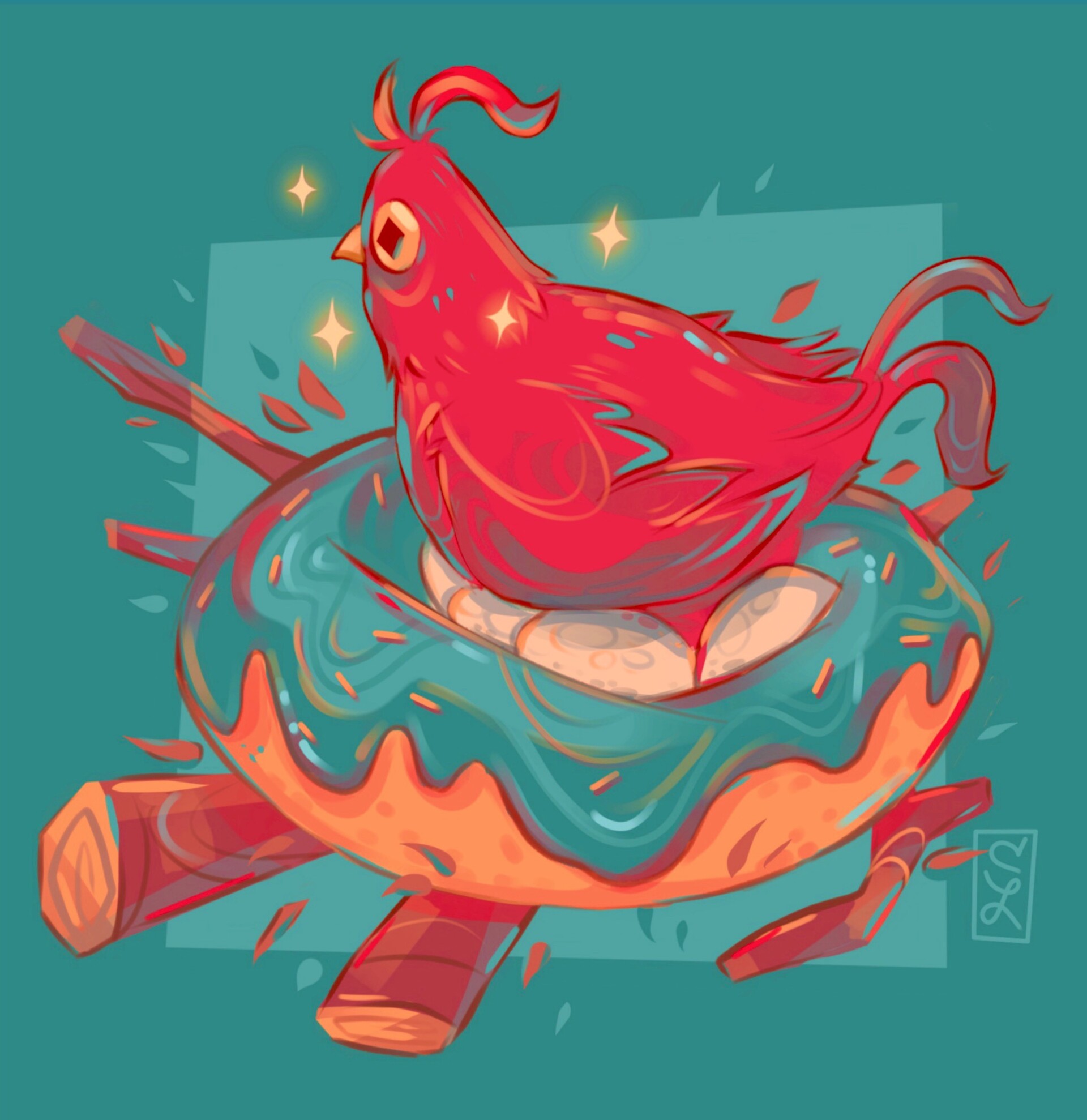 ArtStation - Bird Donut Nest