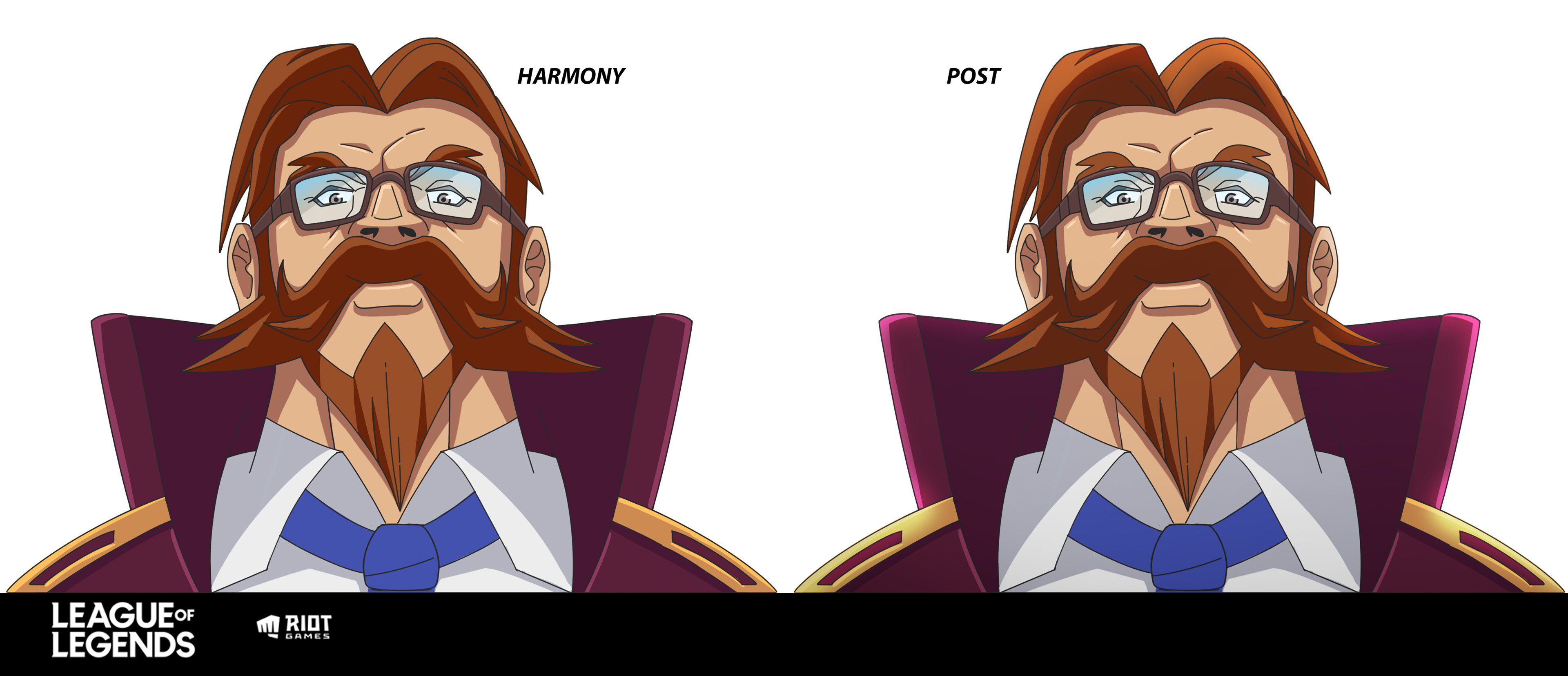 MIGUERU ART - LEAGUE OF LEGENDS - BATTLE ACADEMIA / Graves Character Design