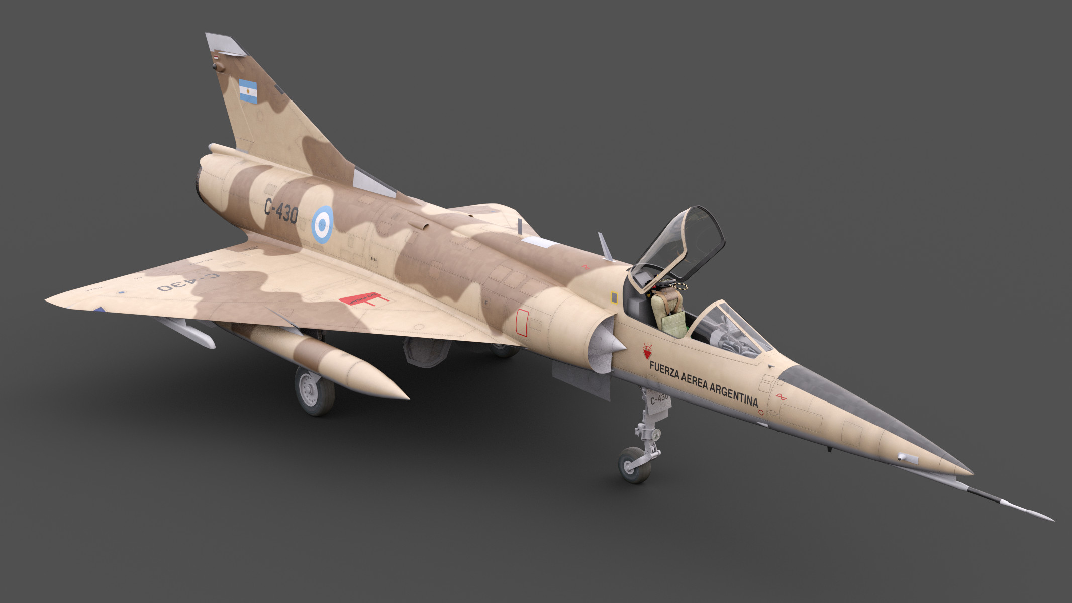 Westfield 3d - Mirage 5P Fuerza Aerea Argentina