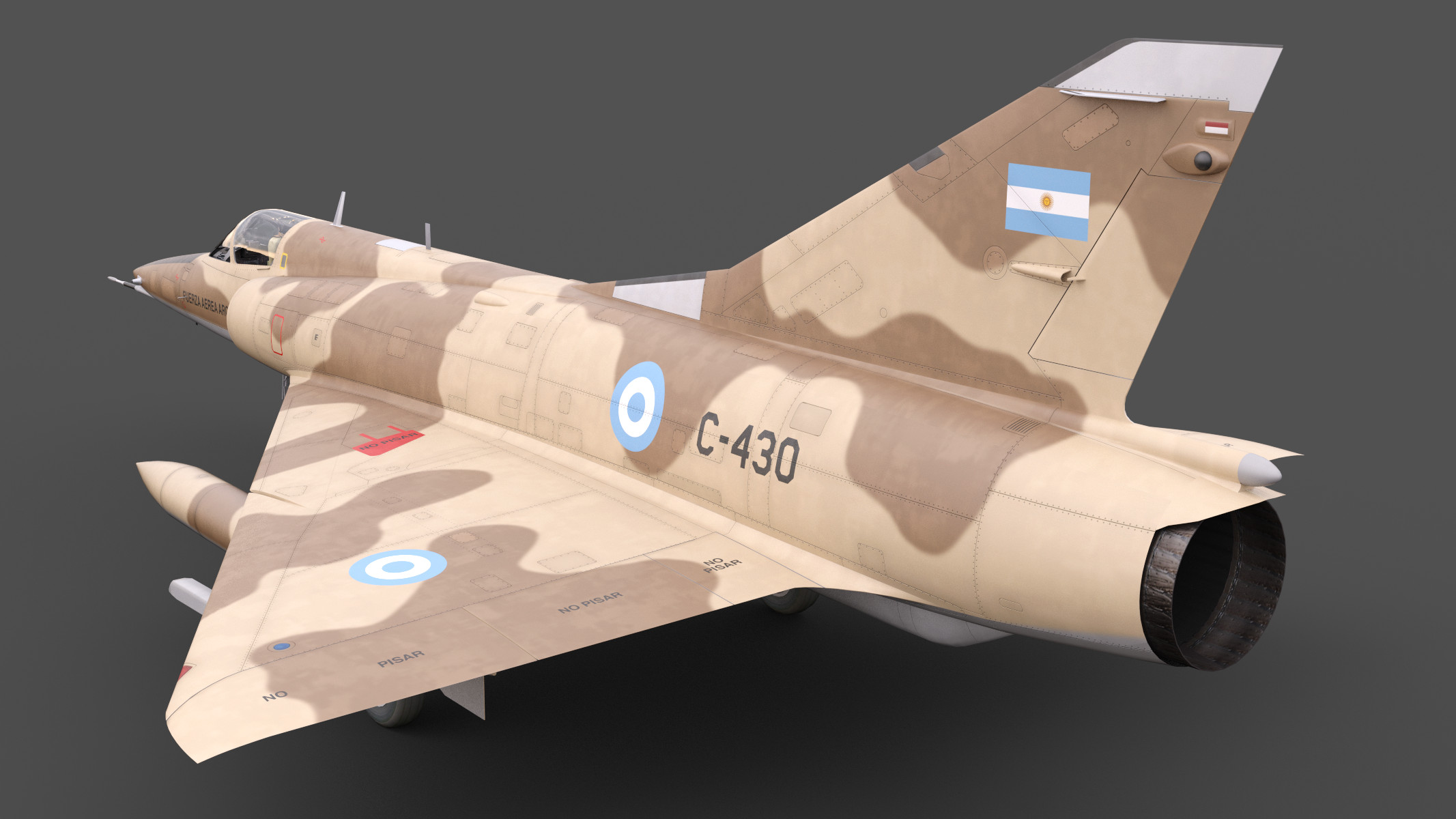 Westfield 3d - Mirage 5P Fuerza Aerea Argentina