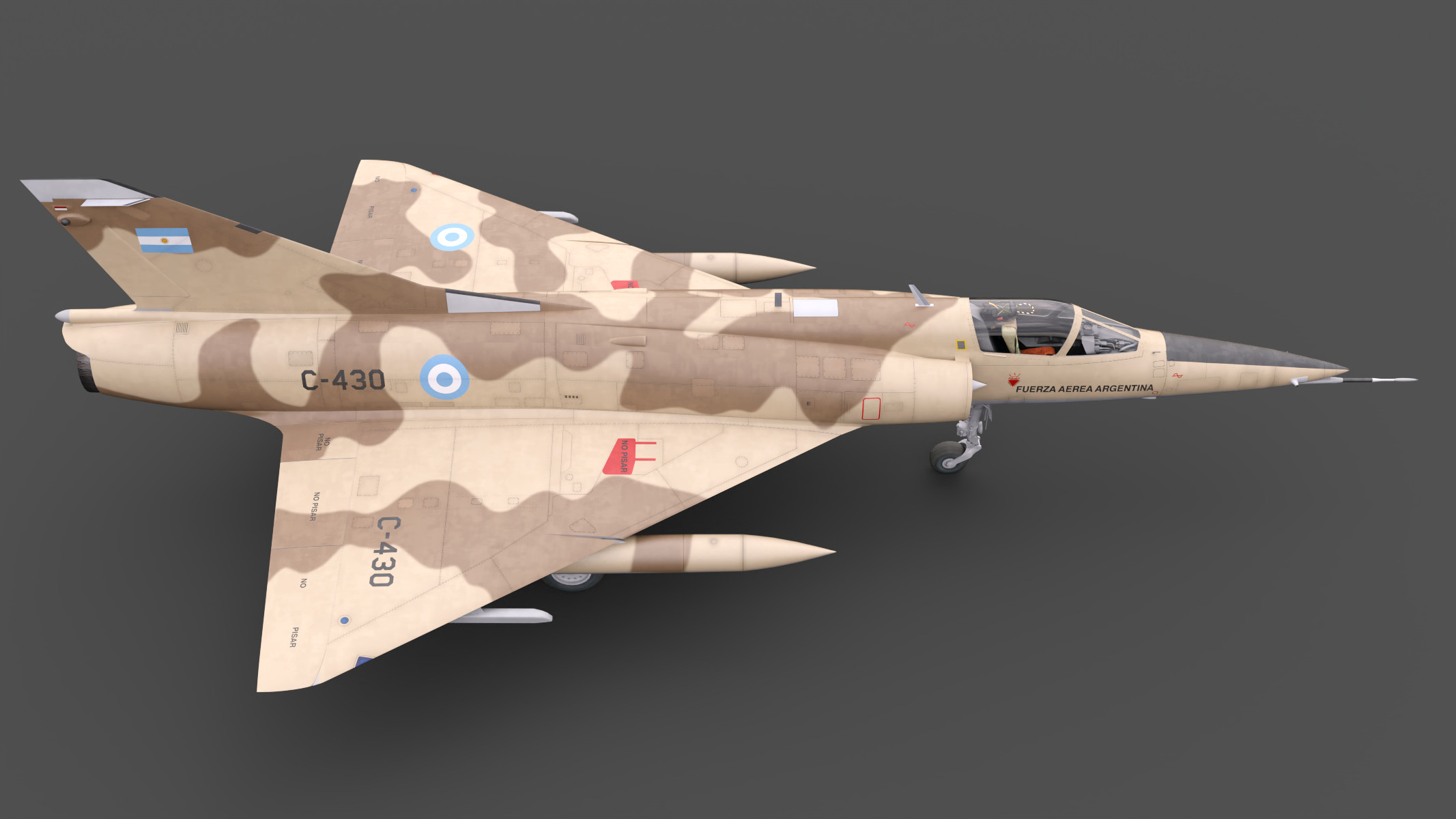 Westfield 3d - Mirage 5P Fuerza Aerea Argentina