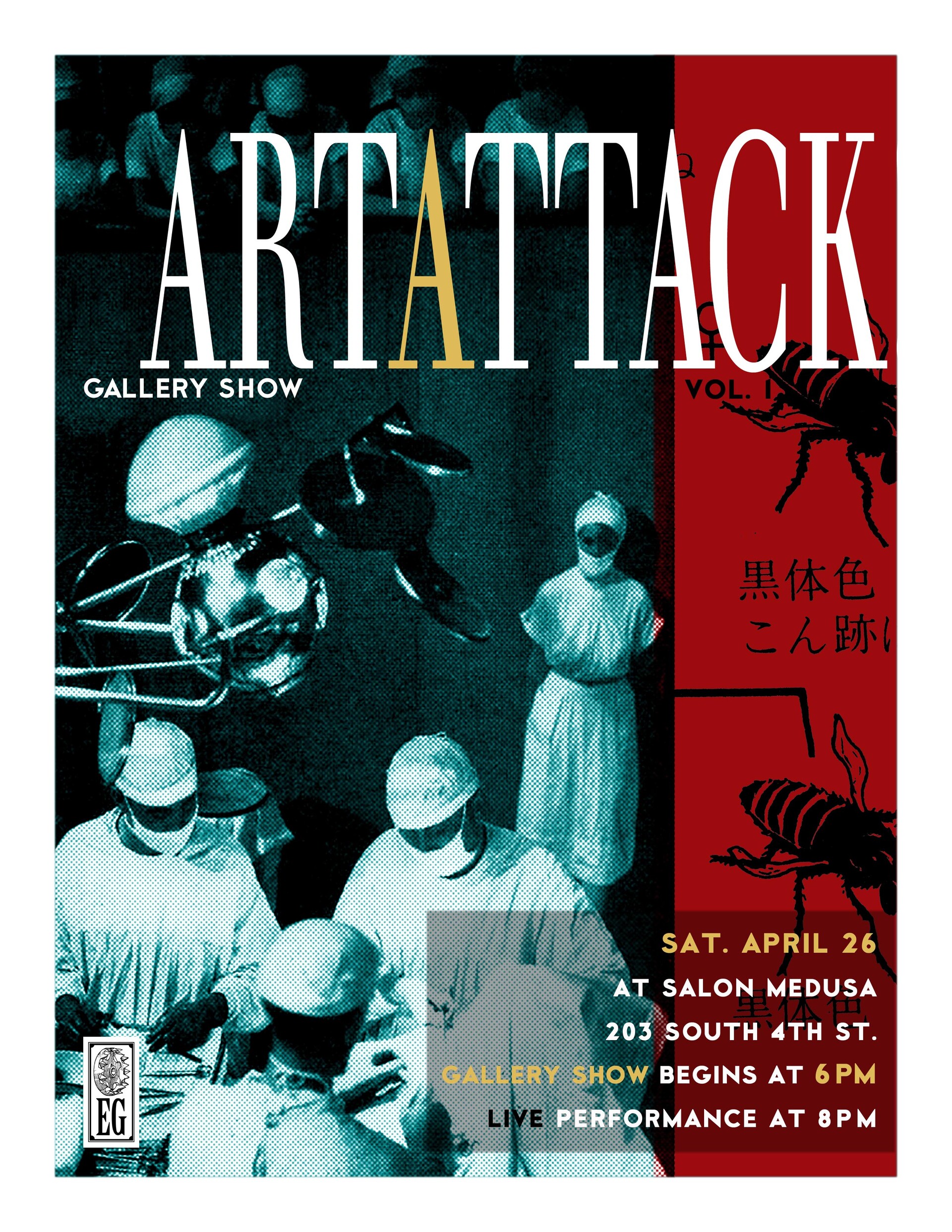 ArtStation - Art Attack Gallery - event poster