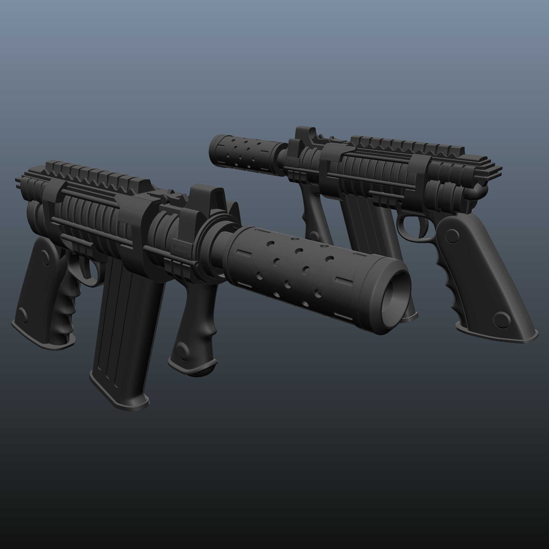 ArtStation - Crosshairs gun