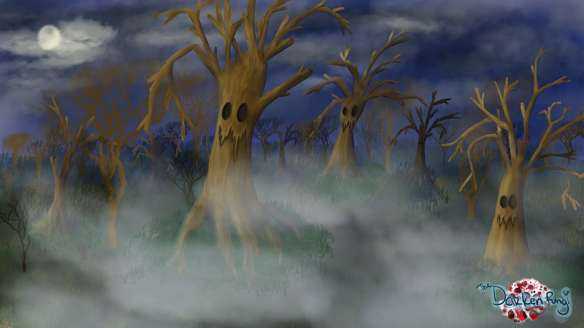 ArtStation - Spooky trees