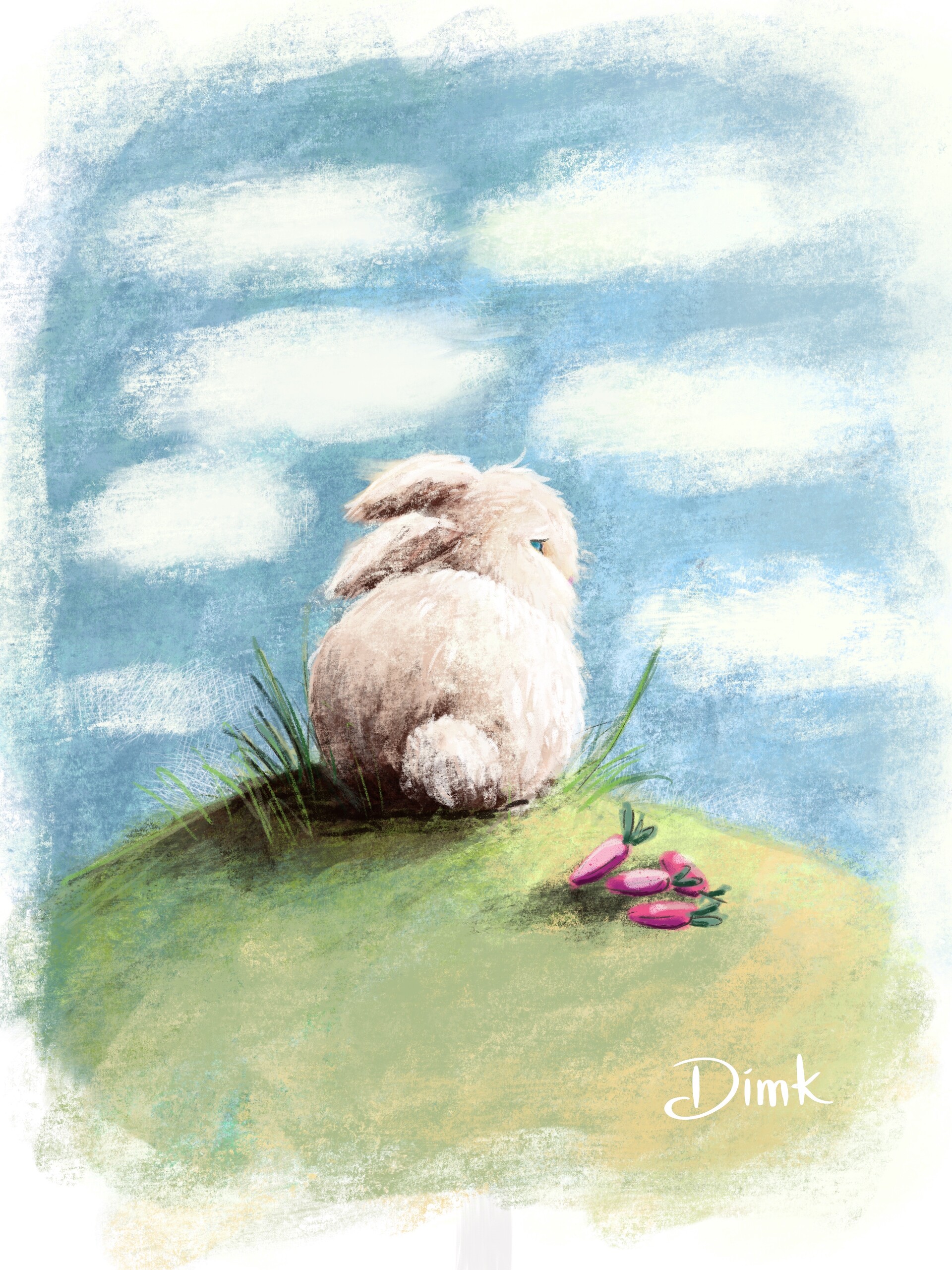 ArtStation - Lonely Bunny