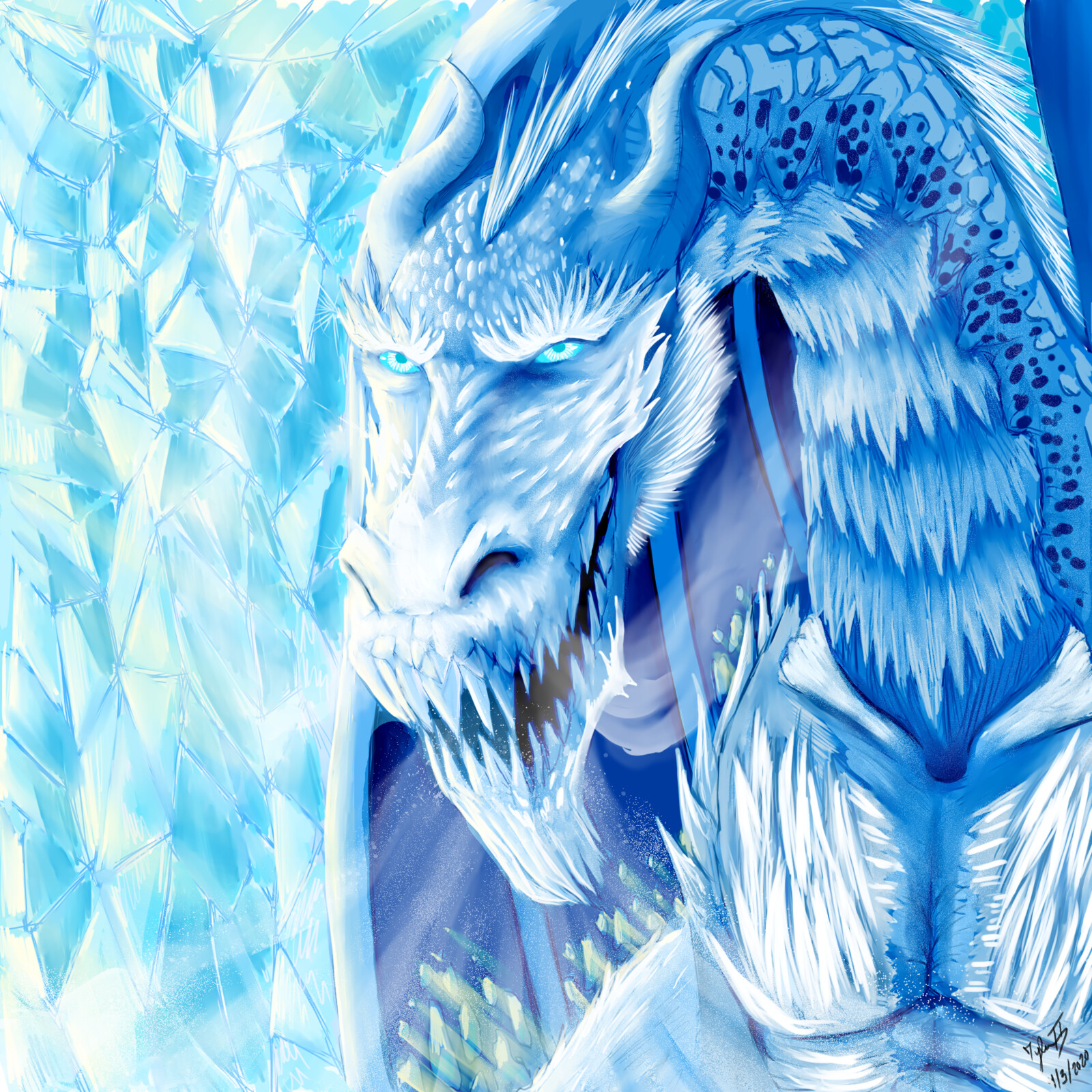 Eyemygdala Art - Cryo Dragon
