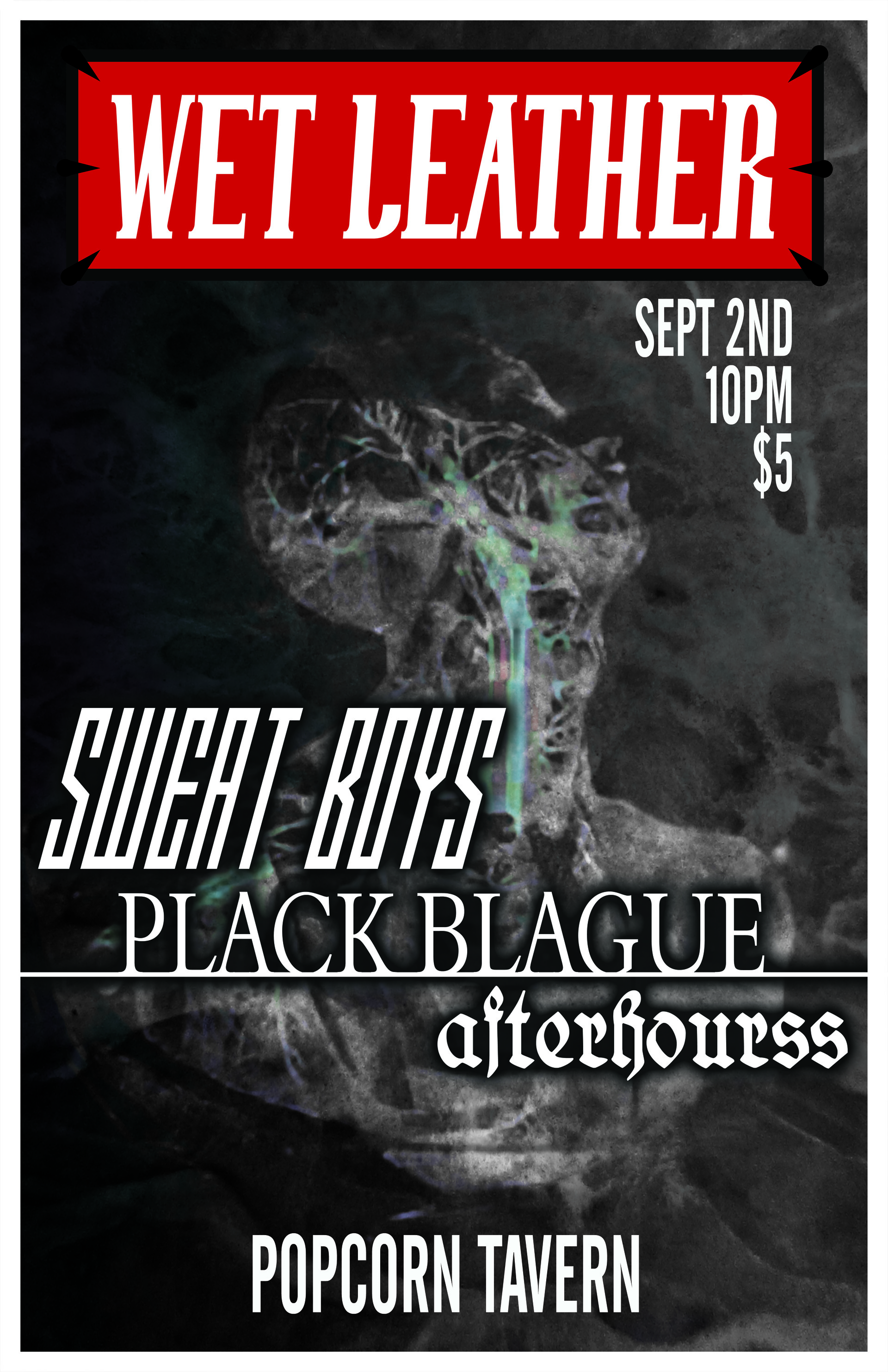 ArtStation - Wet Leather - event poster