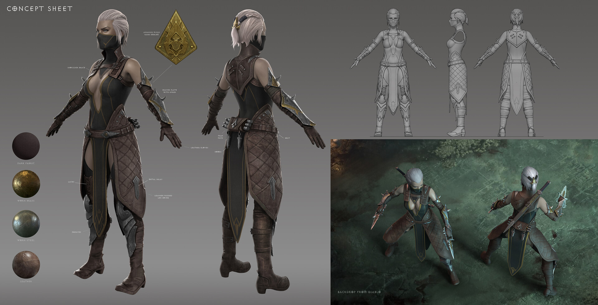 ArtStation - Assassin Concept Page