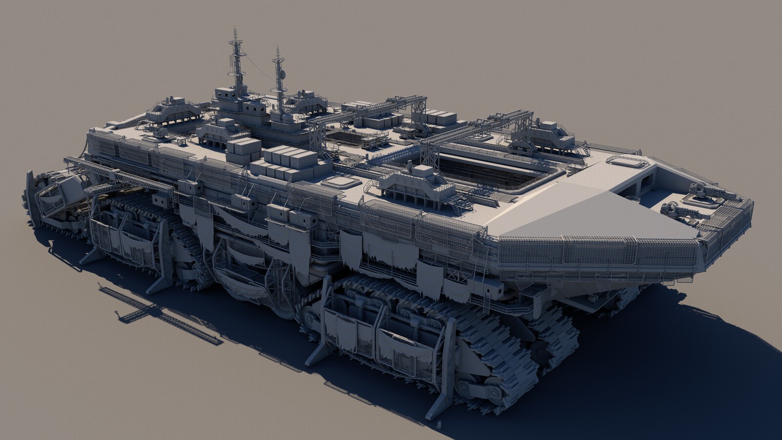 Jaikumar Gumble - Post Apocalyptic Tank Carrier [Work in Progress ...