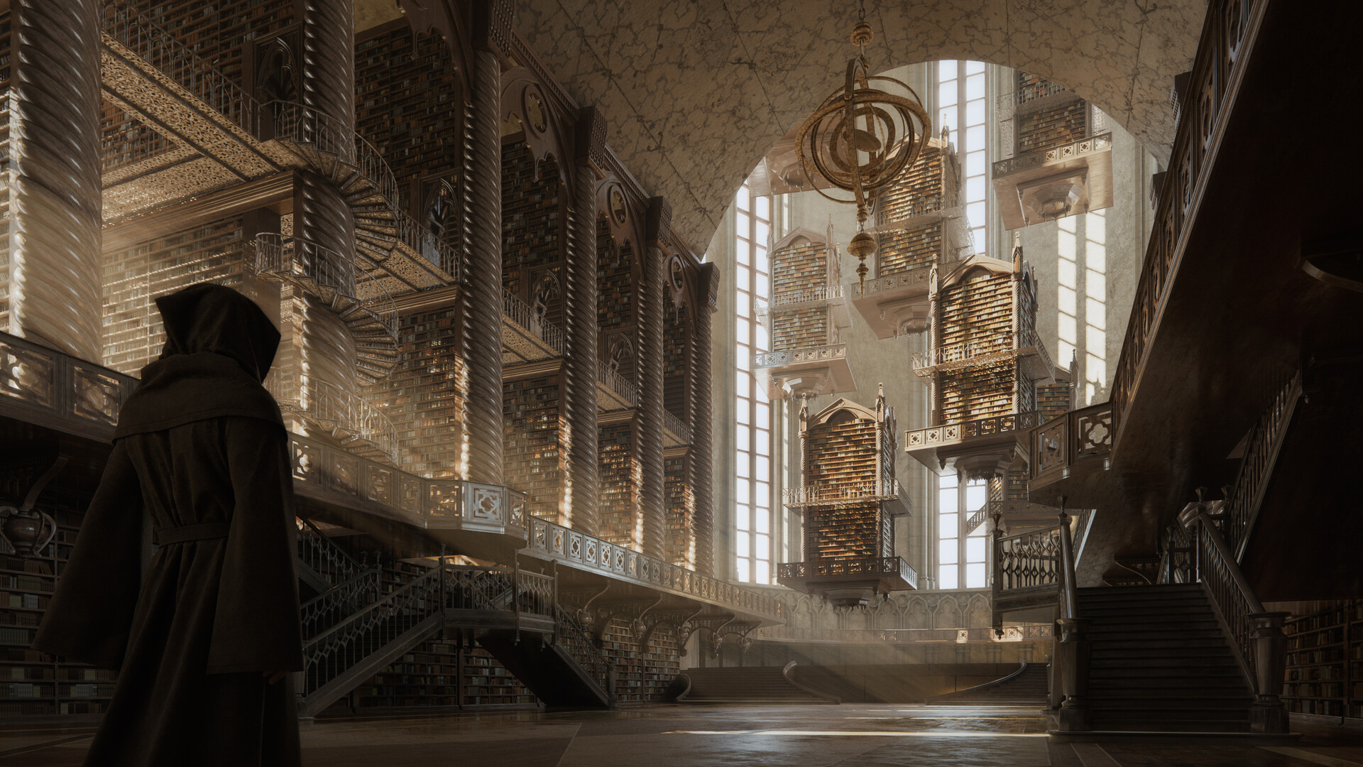 ArtStation - Warlock Library