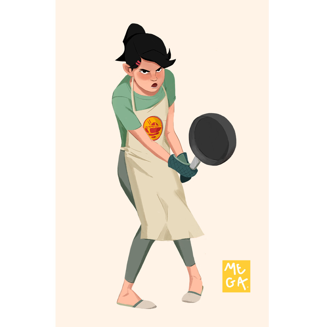 ArtStation - Fire Mom