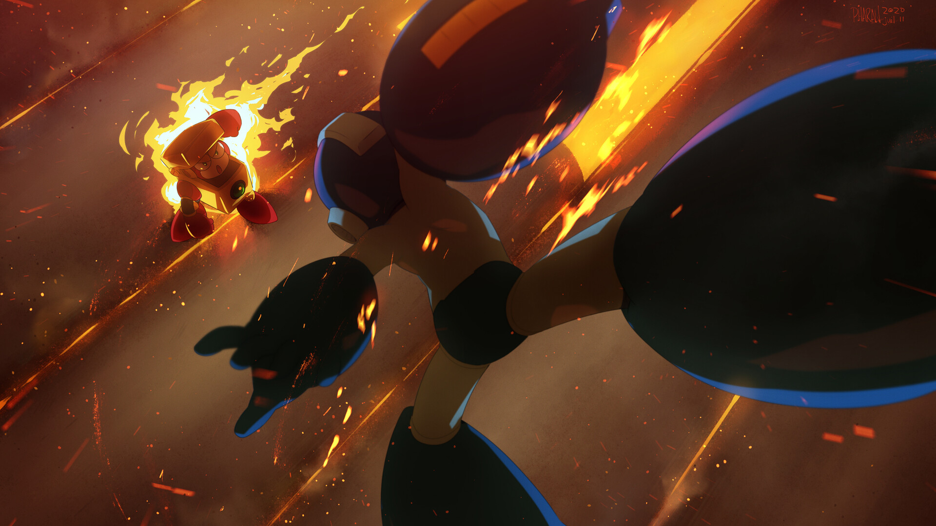 ArtStation - VS Heat Man 2020