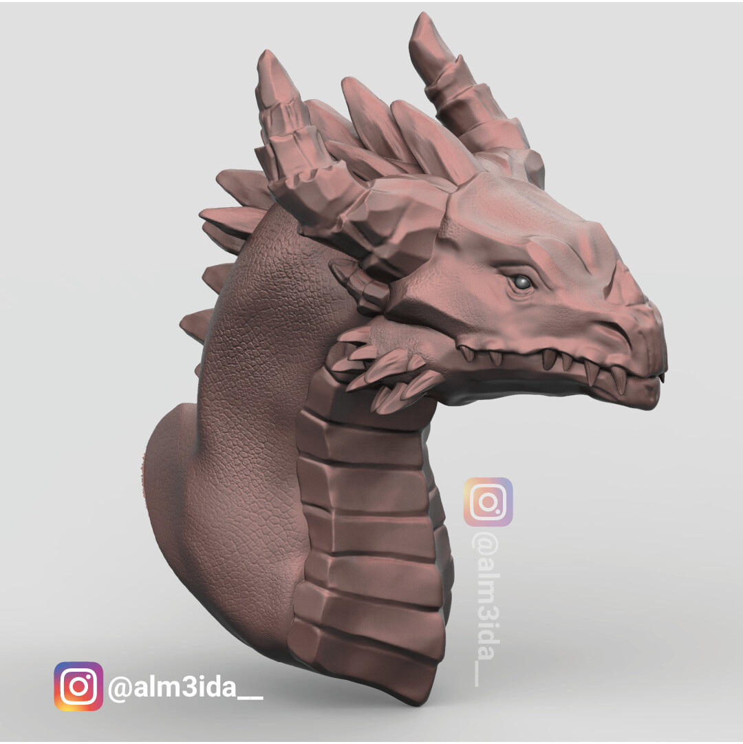 ArtStation - Rock Dragon