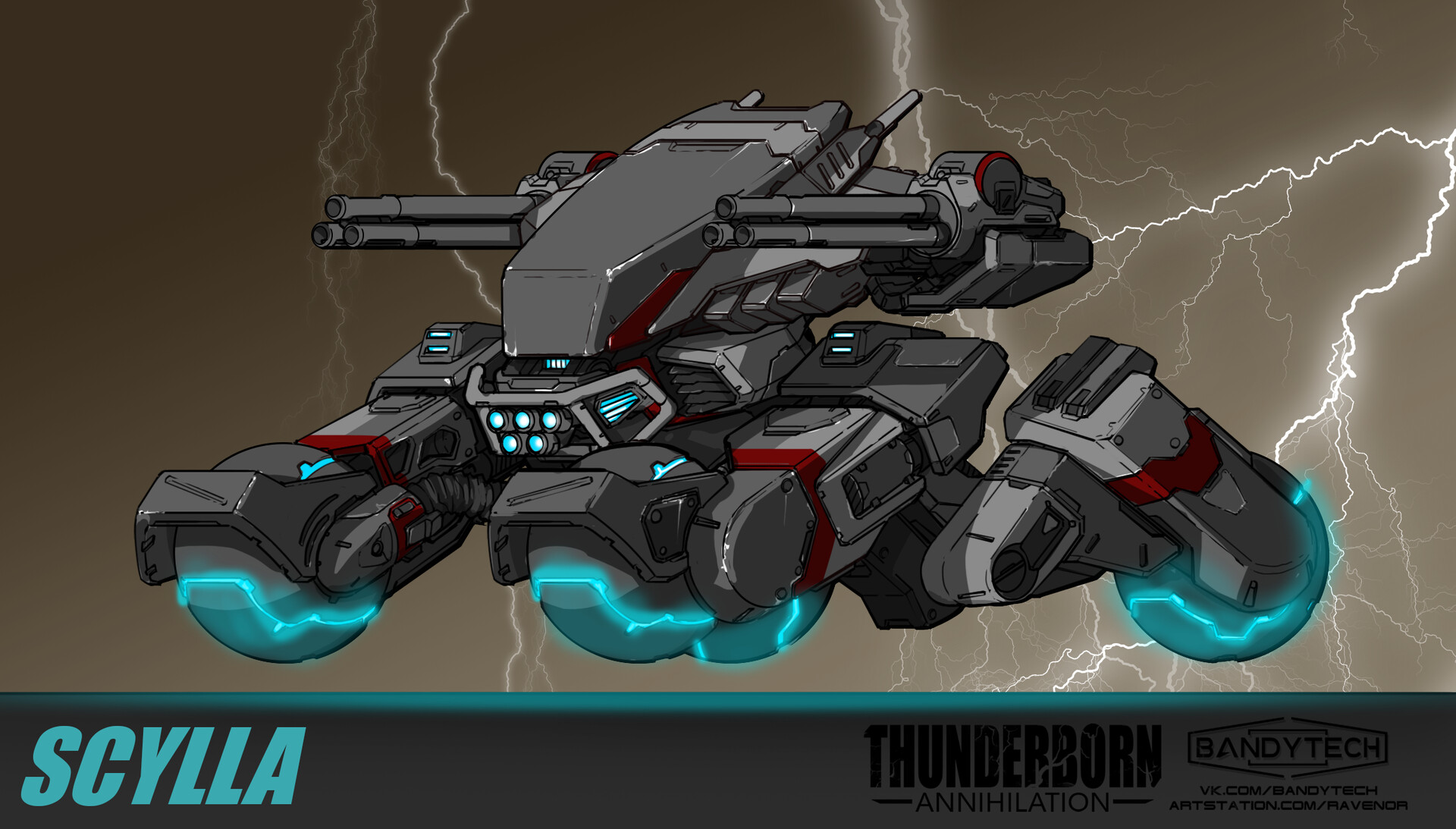 ArtStation - THUNDERBORN - SCYLLA