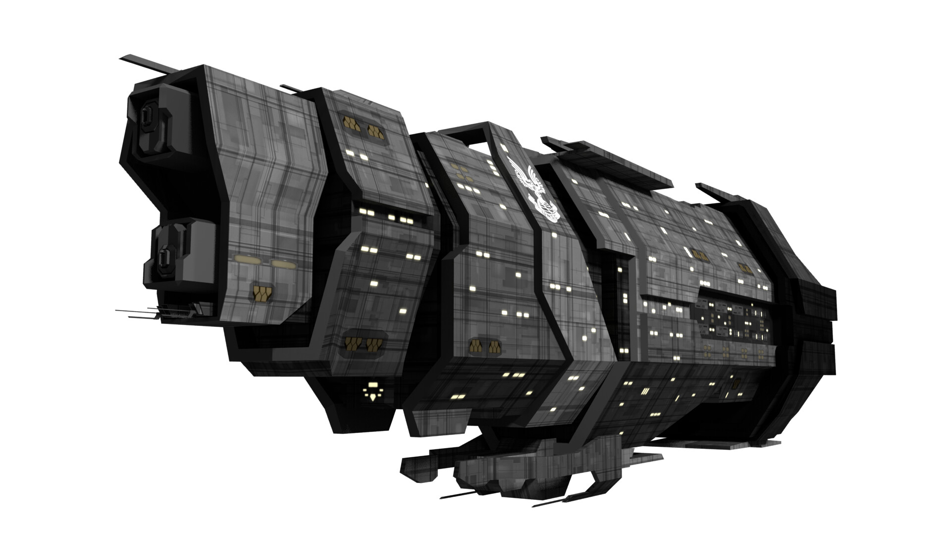 ArtStation - UNSC Marathon-Class Heavy Cruiser