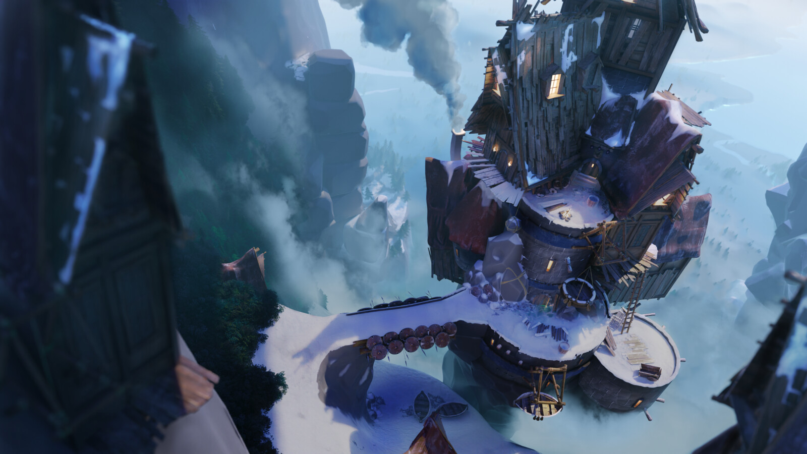 Max Bach - Cliff housing