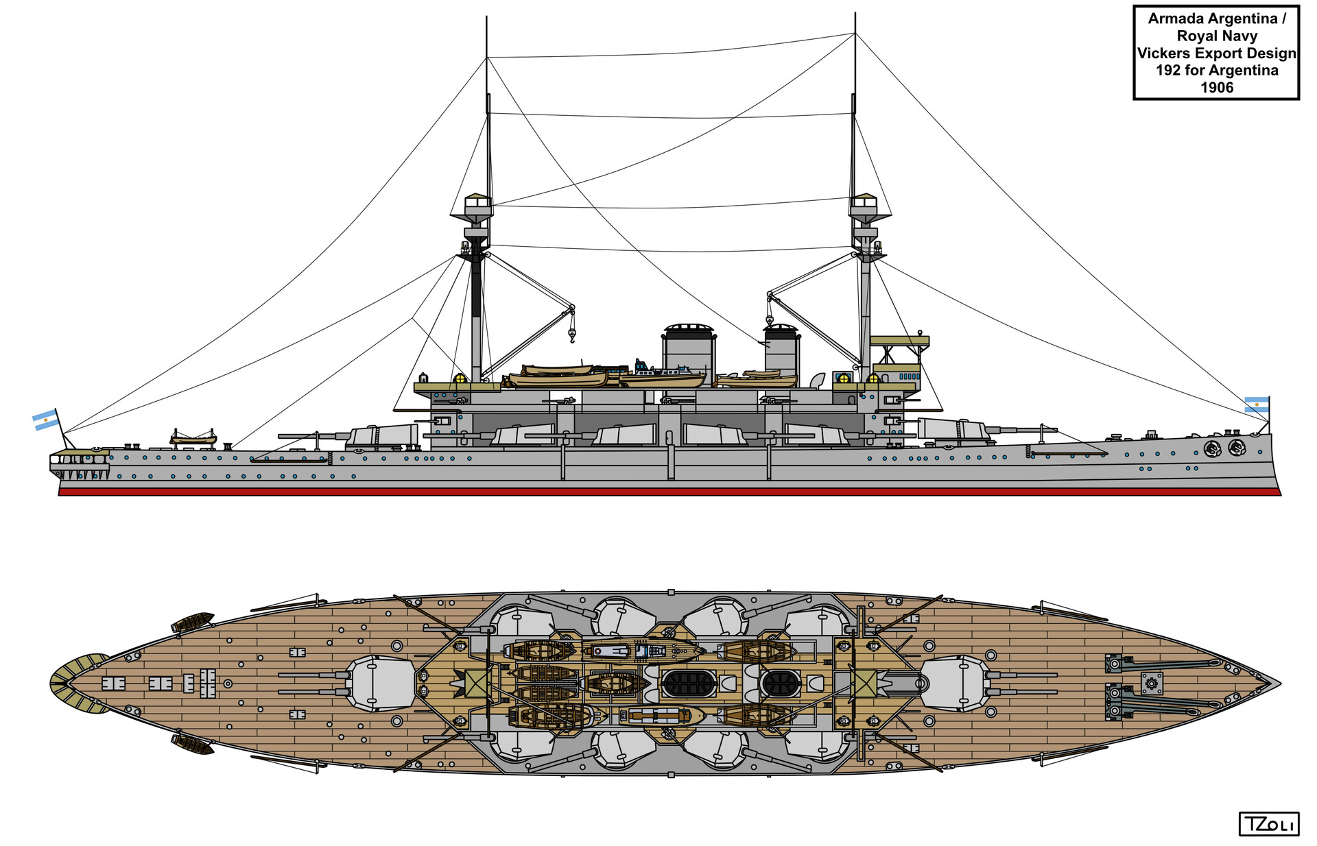 Takács Zoltán - TZoli - Vickers Export Design 192 for Argentina