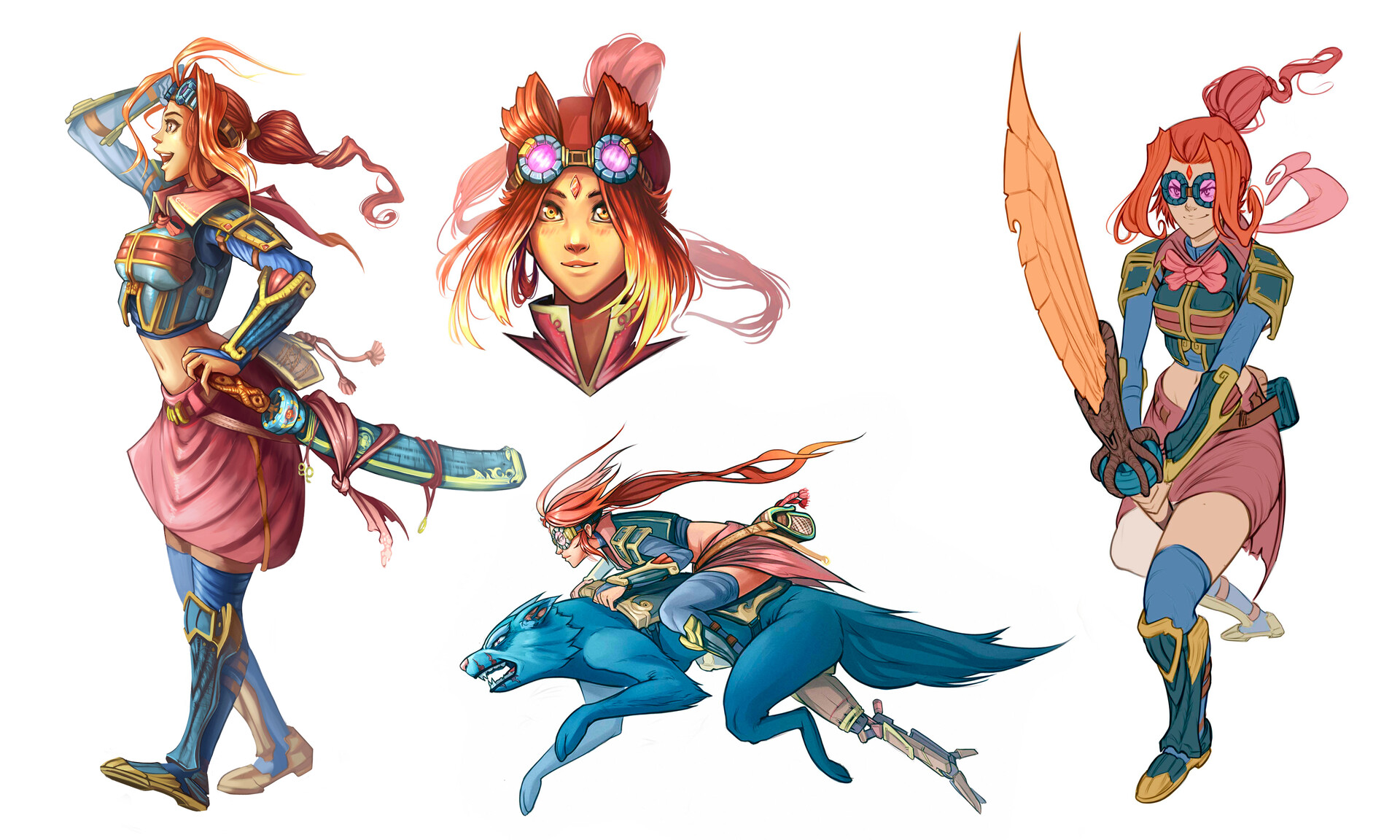 ArtStation - Amber Rose Character Design